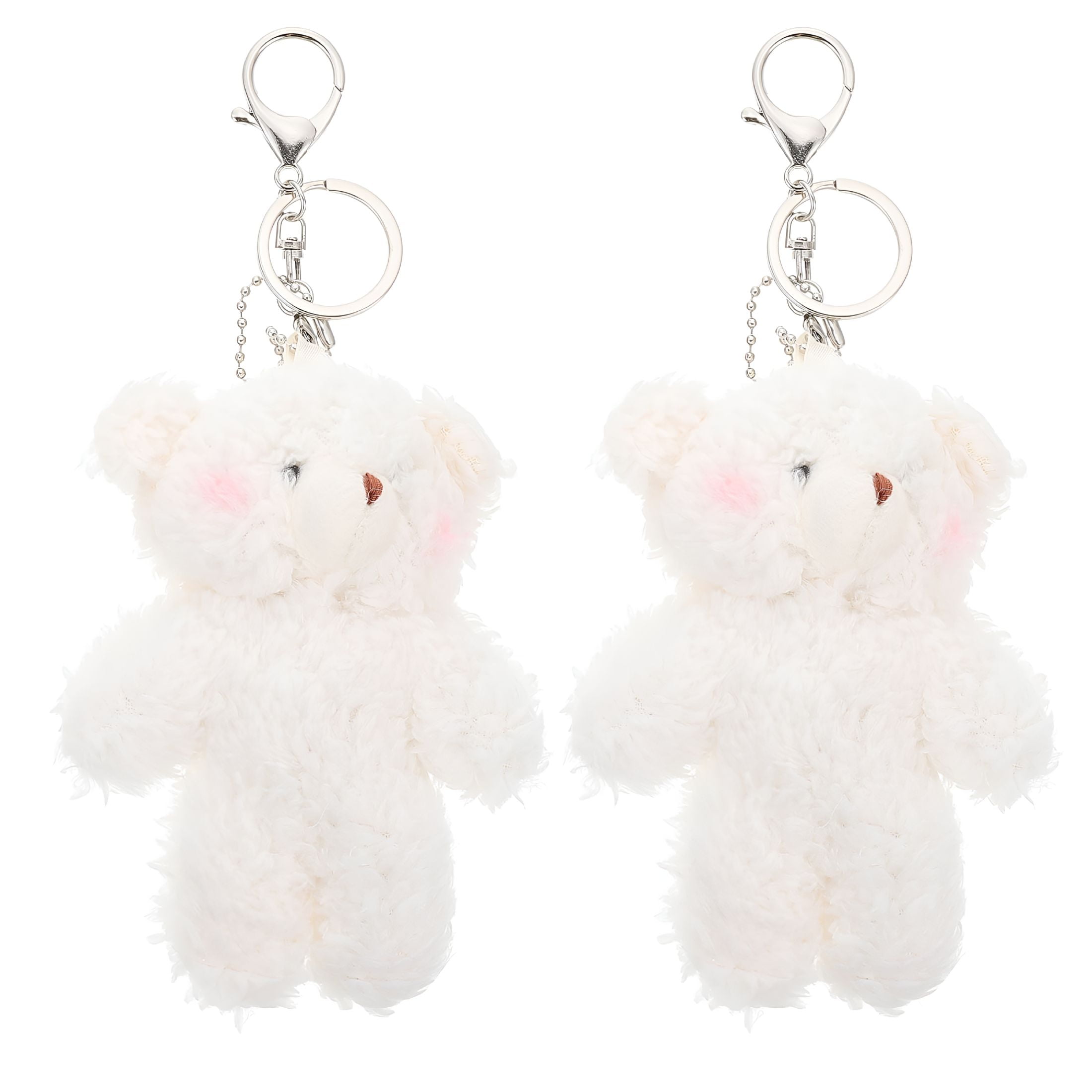 DESIGNICE 2026 New Pcs Key Fob Keychain for Backpacks, Fluffy Keychain ...