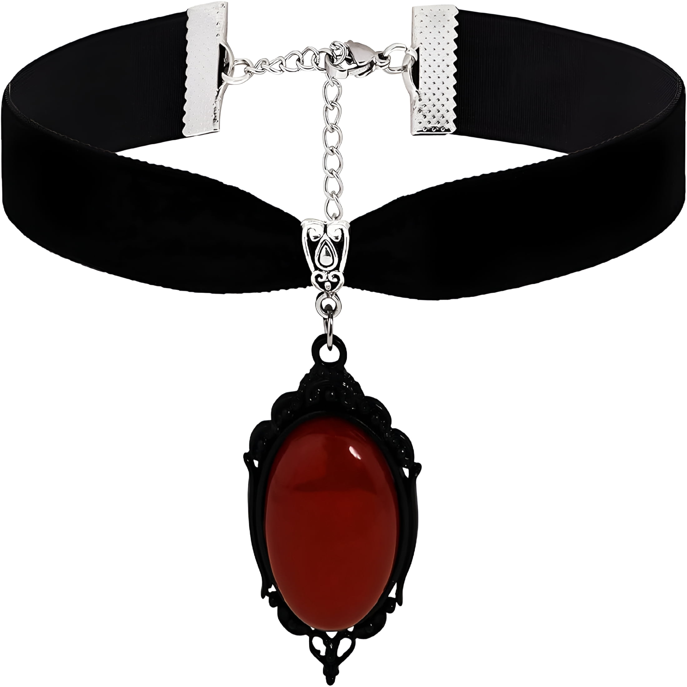 DESIGNICE 2026 New Victorian Black Velvet Gothic Choker, Vintage ...