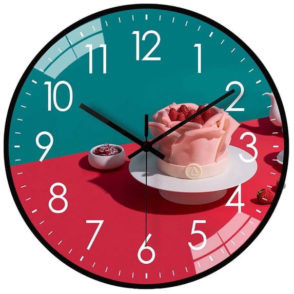 DESIGNICE 2026 New Wall Clock Compact and Sleek Small Wall Clock Eco ...