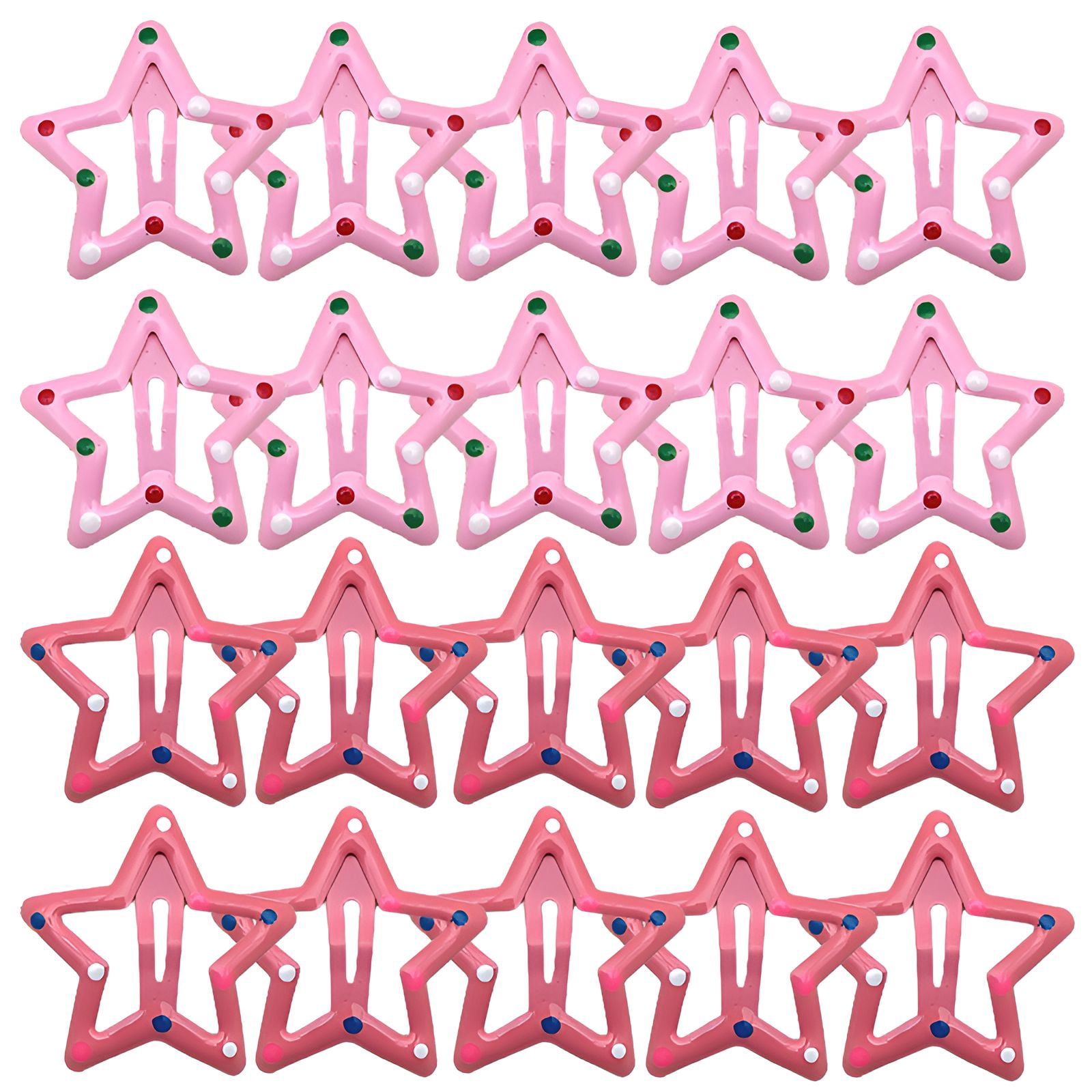 DESIGNICE 20Pcs Baby Hair Clips,High-Quality Material Crafting Toddler ...