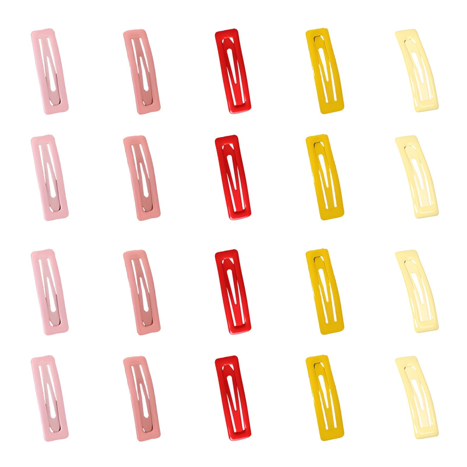 DESIGNICE 20Pcs Baby Hair Clips,Simple Bar Shape Toddler Hair Clips ...