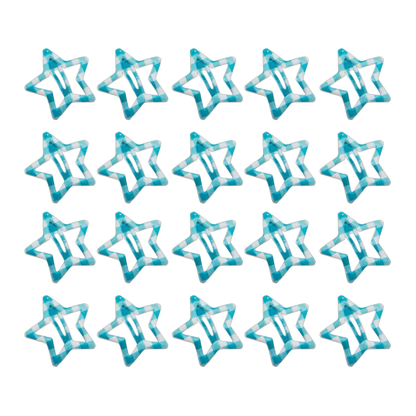 DESIGNICE 20Pcs Stars Hair Clips,Chic Style Cute Hair Clips,Reliable ...