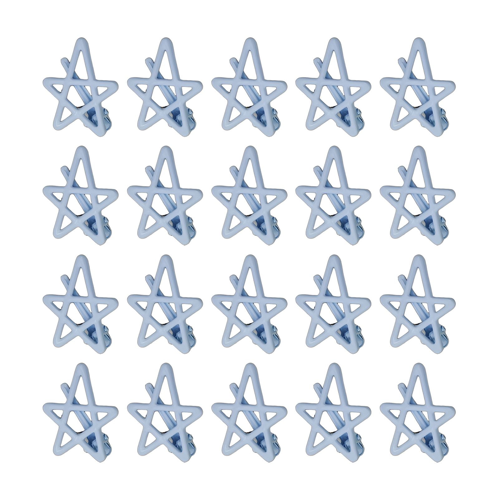 DESIGNICE 20Pcs Stars Hair Clips,Playful Clip Cute Hair Clips,Stable ...