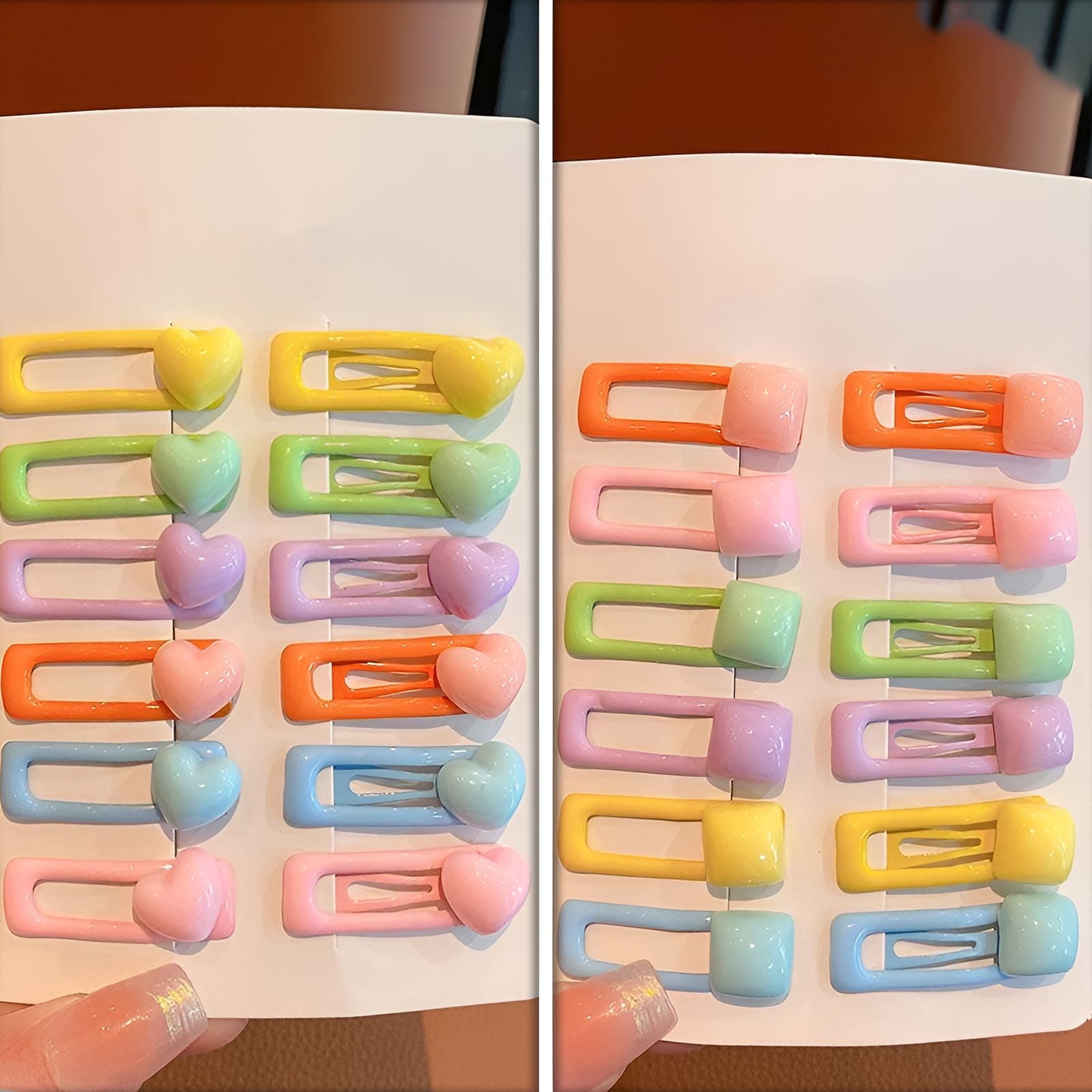 DESIGNICE 24Pcs Baby Hair Clips,2.73 X 1.95" Hair Pins,Hair Clips for ...