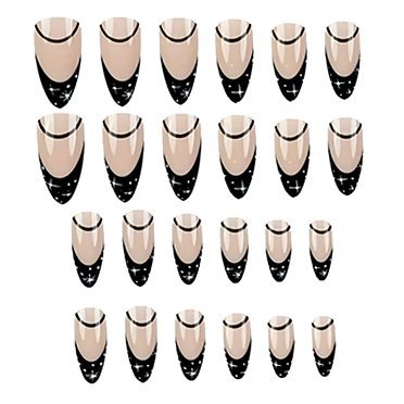 DESIGNICE 25Pcs Fake Nails Adjustable Nails Press Ons,Long-Lasting ...