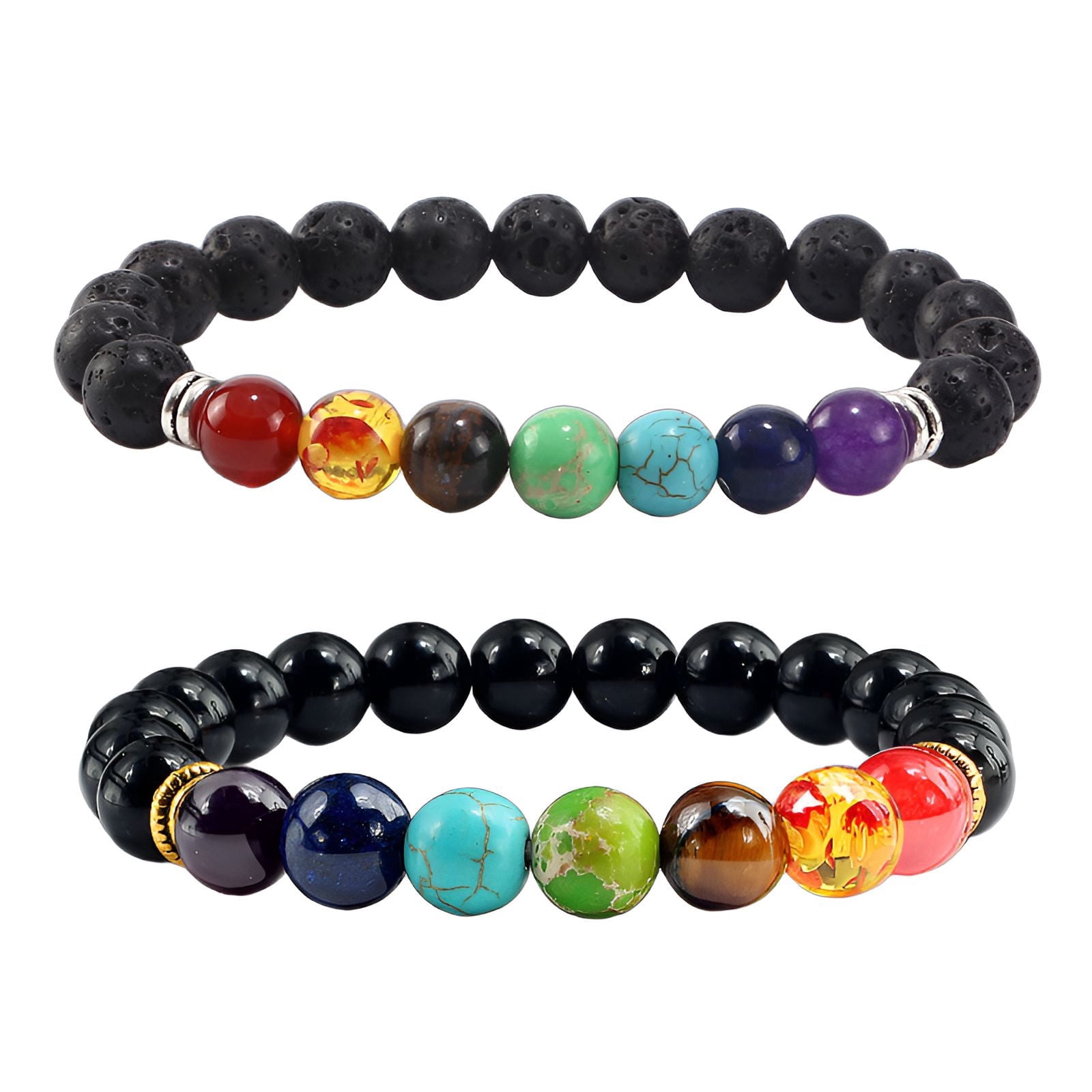 DESIGNICE 2Pcs Beaded Bracelets for Women,Elegant Craftsmanship Bead ...