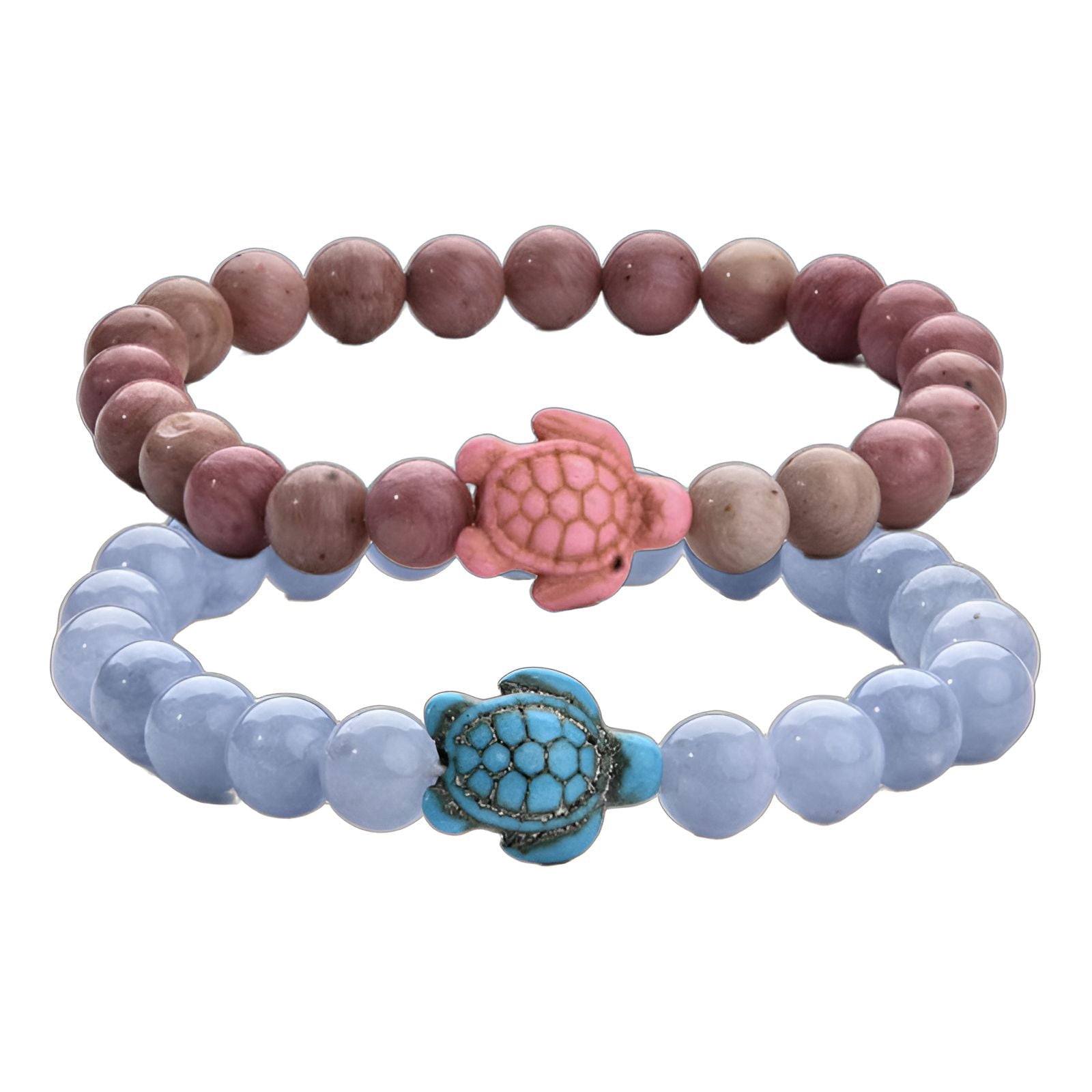 DESIGNICE 2Pcs Beaded Bracelets for Women,Imitation Crystal Bracelet,0. ...