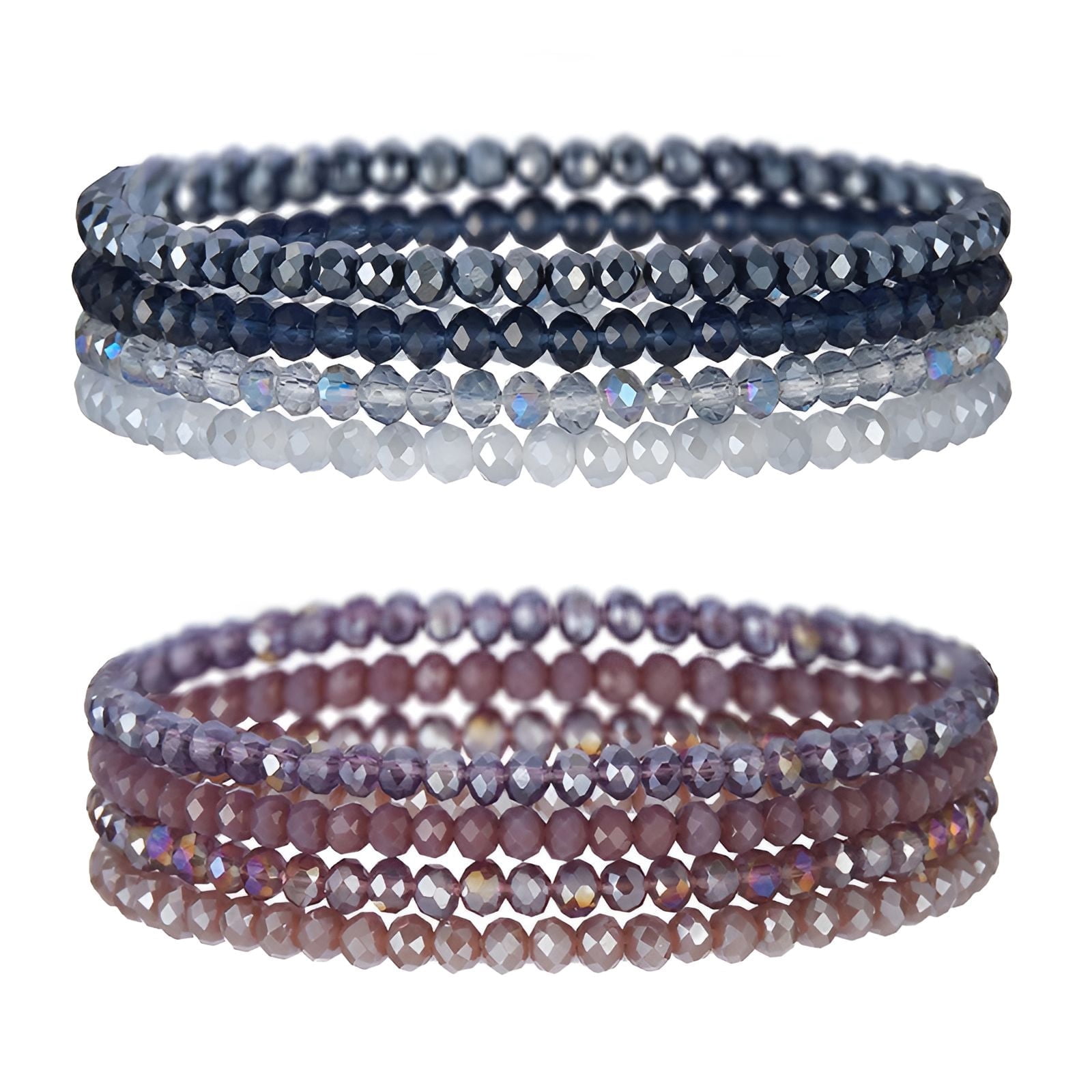 DESIGNICE 2Pcs Beaded Bracelets for Women,Versatile Wear Style Bracelet for Men,Elegant Bead ...