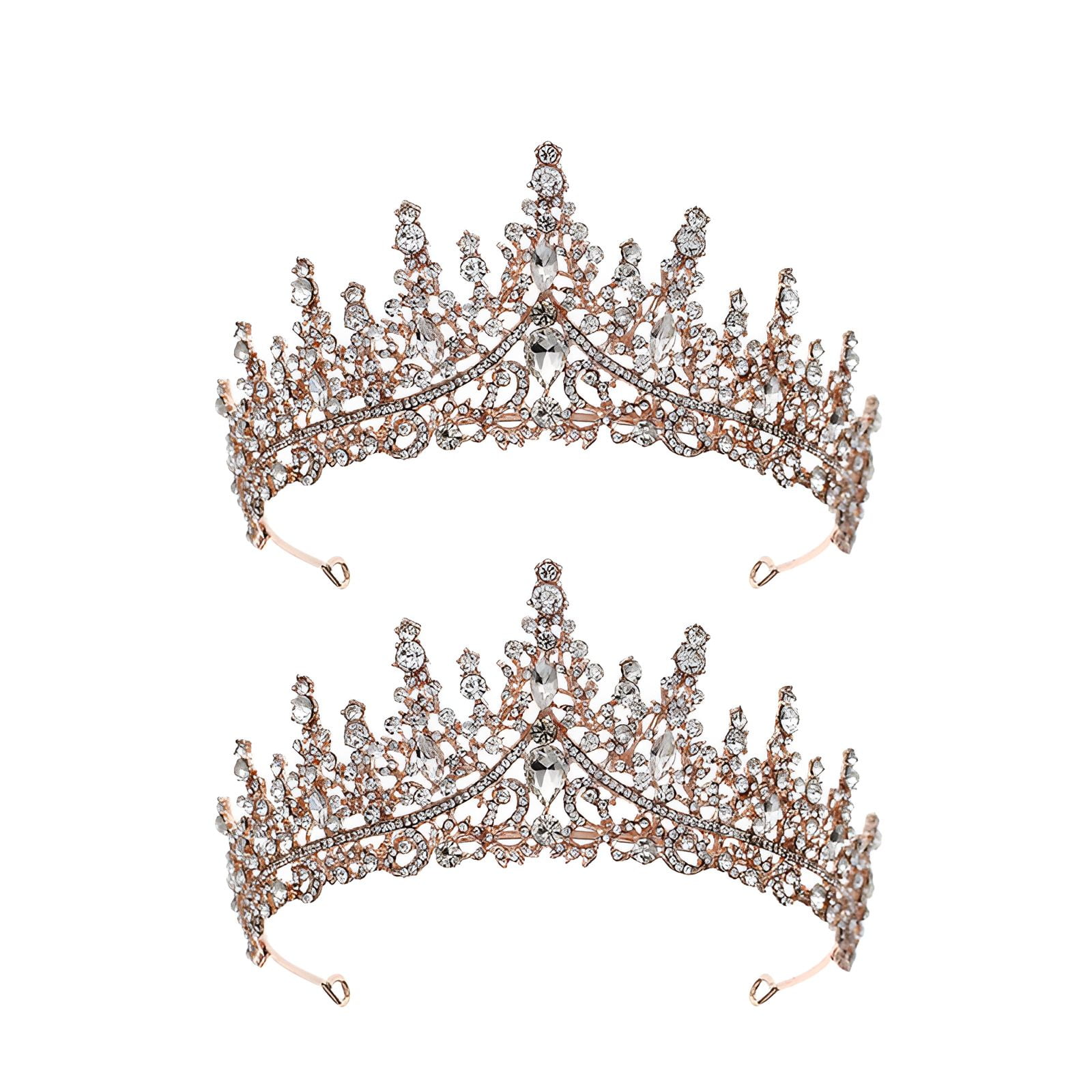 DESIGNICE 2Pcs Birthday Crown Adult Woman,Artistic Display of Three ...