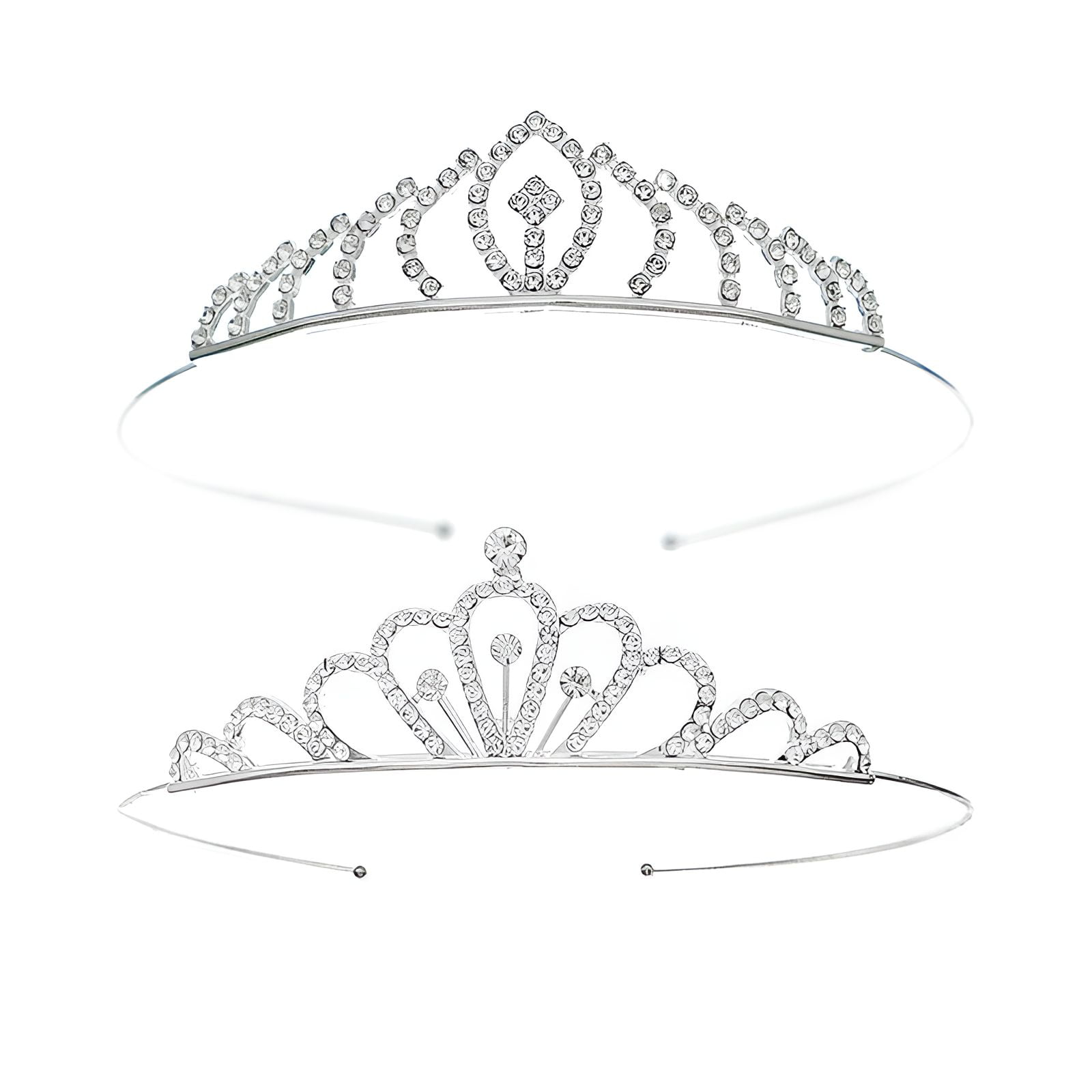 DESIGNICE 2Pcs Birthday Crown Adult Woman,Rich Floral Design Crowns for ...