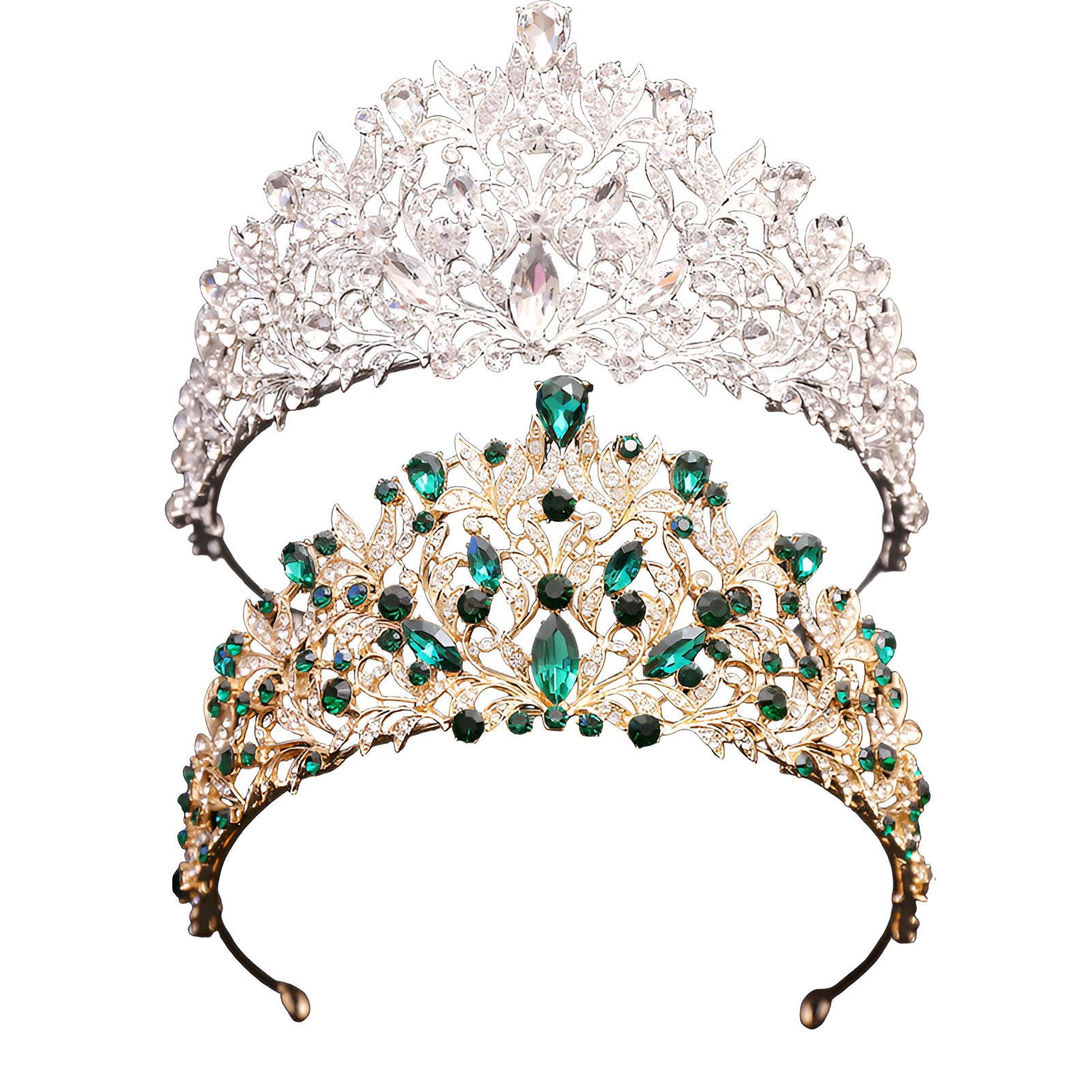 DESIGNICE 2Pcs Birthday Crown for Girls,Expressive Light-Shadow Details ...