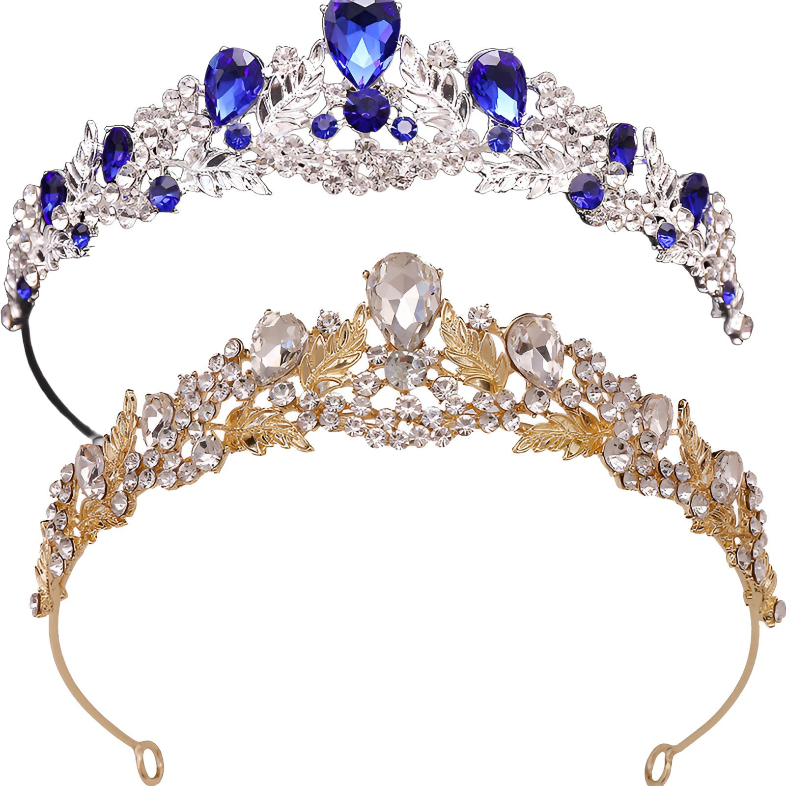 DESIGNICE 2Pcs Birthday Crown for Girls,Outstanding Luster Effect ...