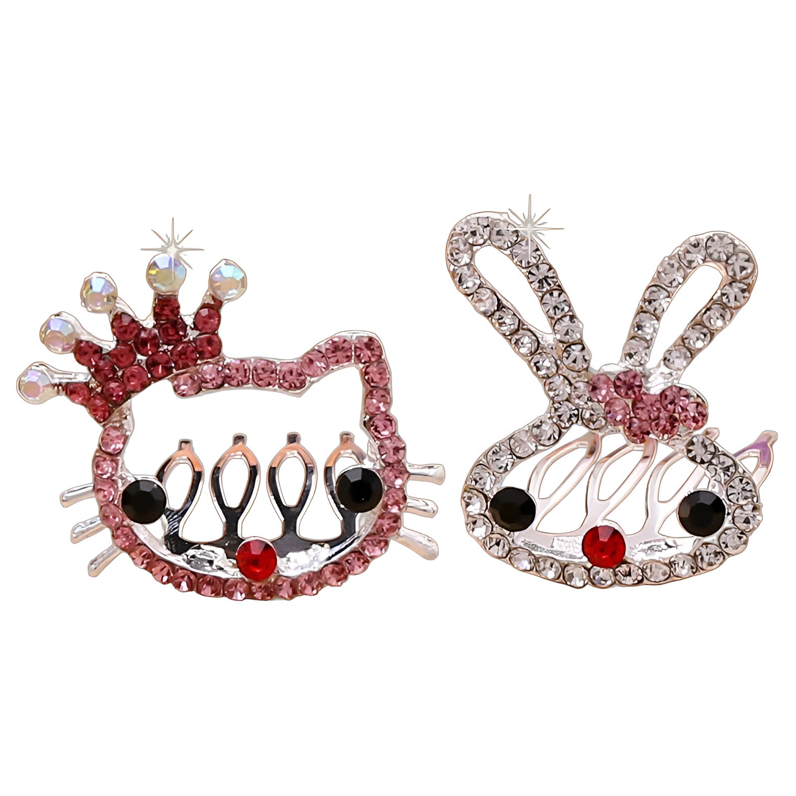 DESIGNICE 2Pcs Birthday Crown for Girls,Securely Set Gemstones Birthday ...