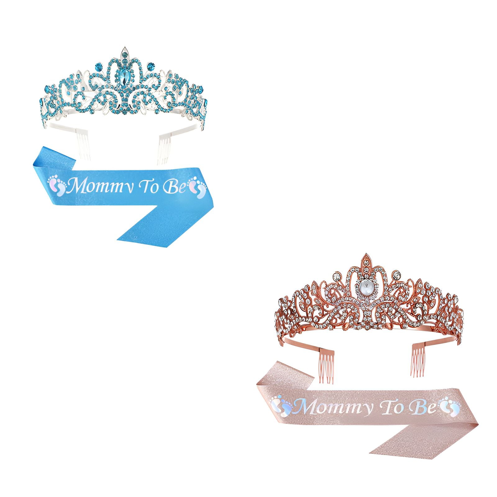 DESIGNICE 2Pcs Birthday Crown for Girls,Simple Yet Visually Impactful ...