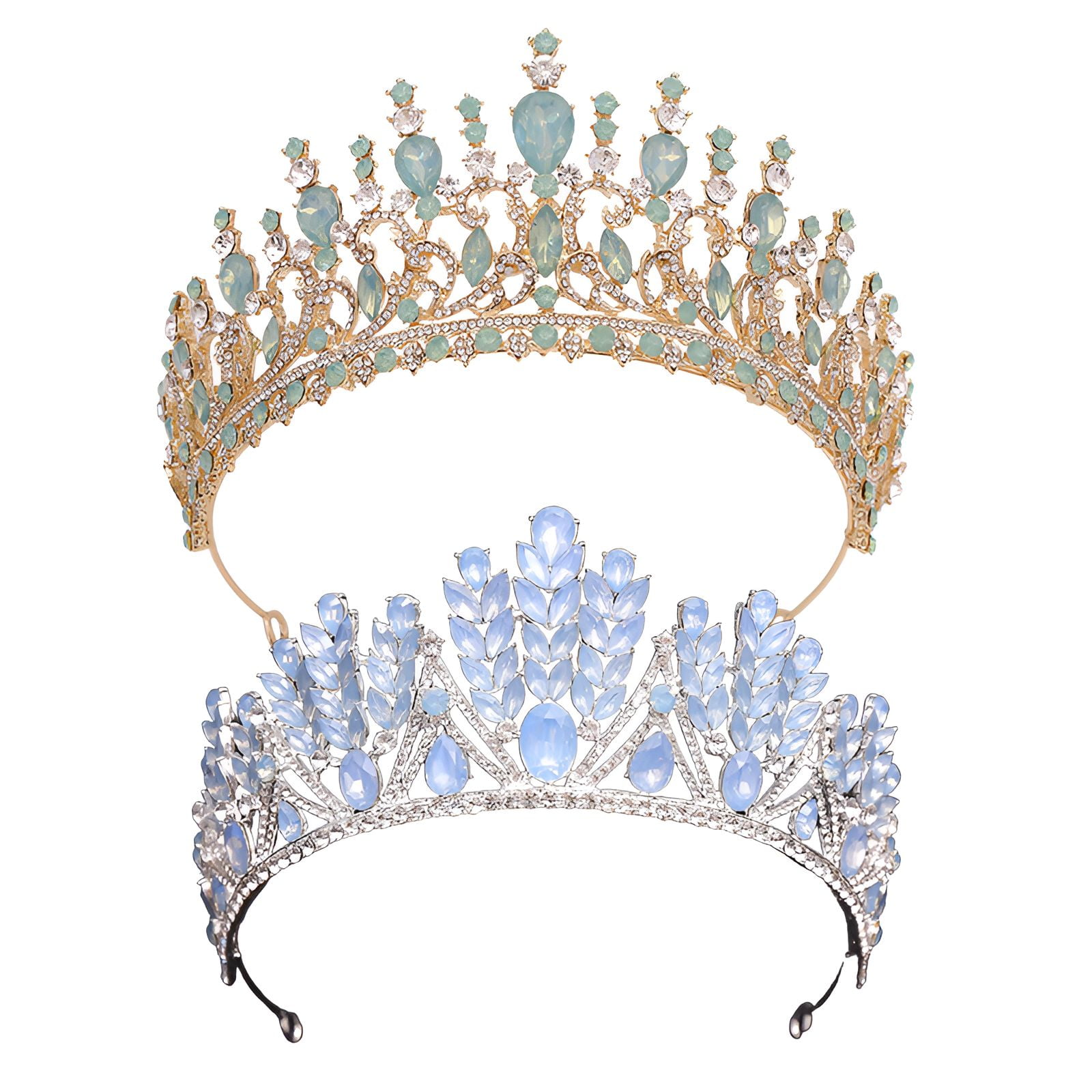 DESIGNICE 2Pcs Birthday Girl Crown,Elaborate and Refined Shape Birthday ...