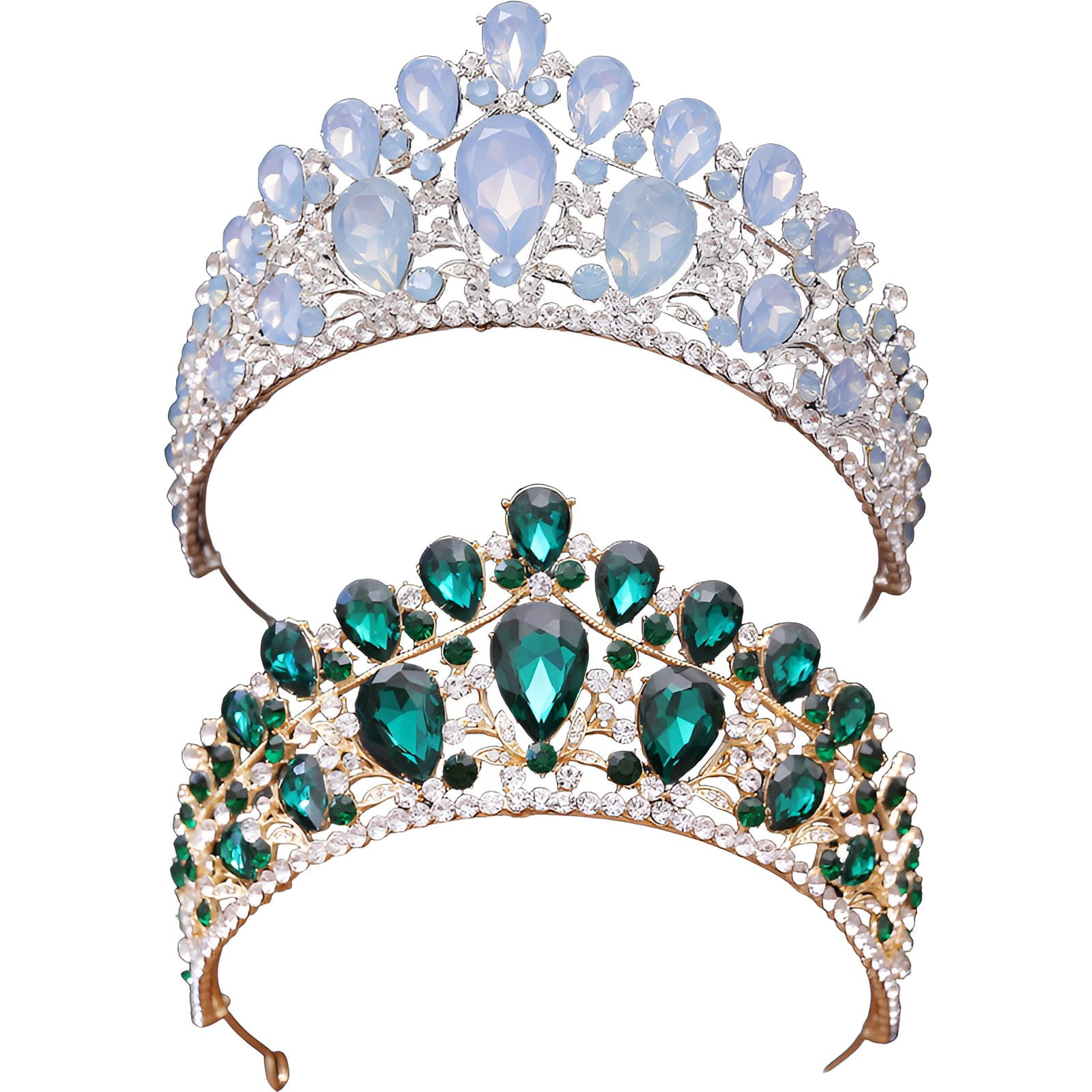 DESIGNICE 2Pcs Birthday Girl Crown,Eye-Catching Light-Shadow Effect ...