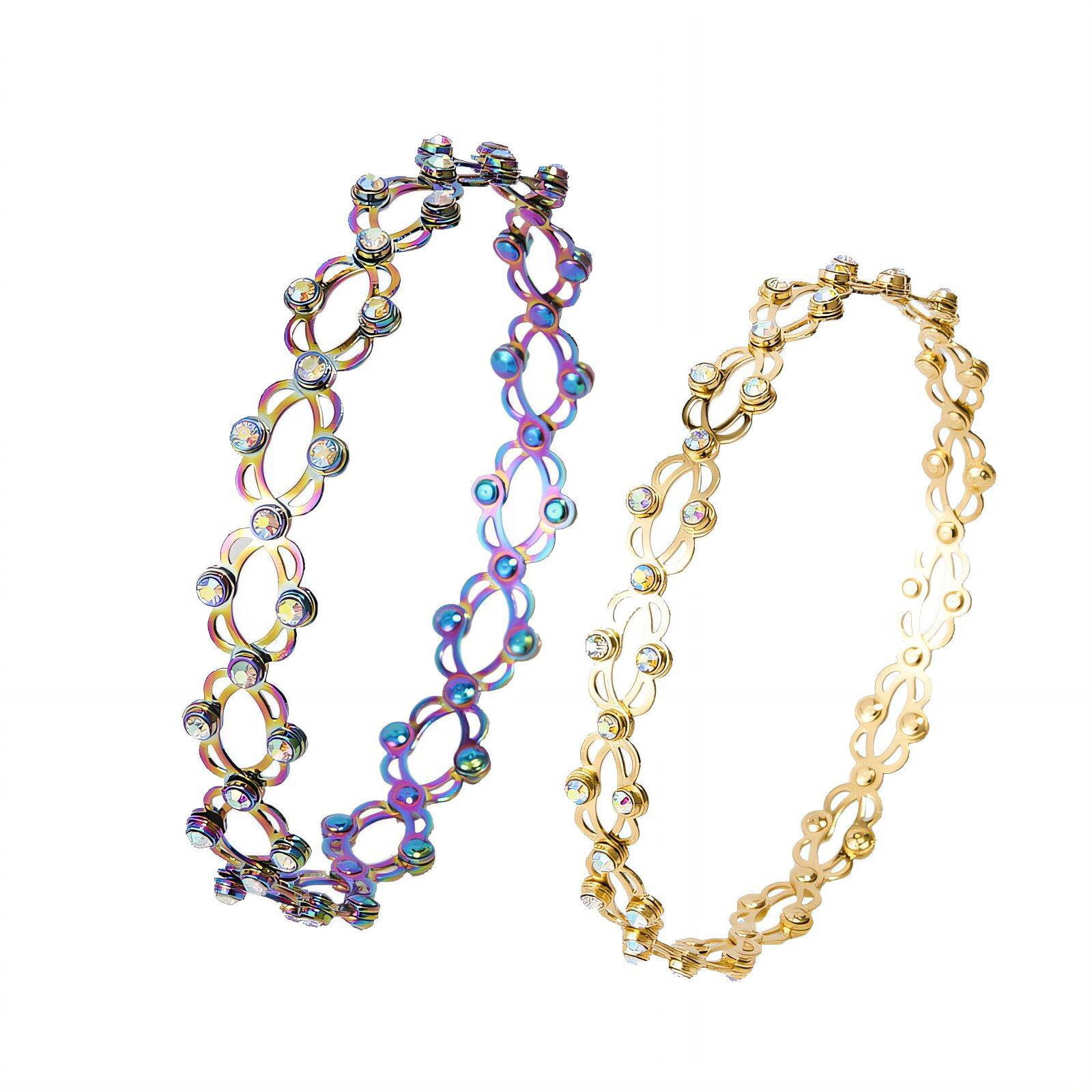 DESIGNICE 2Pcs Bracelets for Women,Long-Lasting Luster, Shining ...