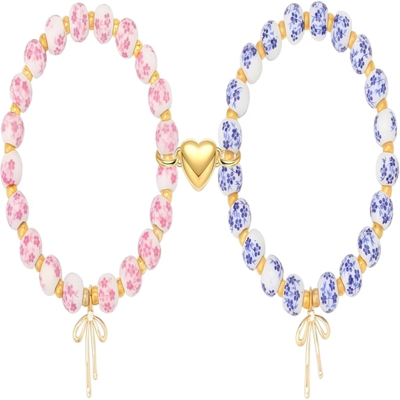 DESIGNICE 2Pcs Butterfly Bracelet Vintage Friendship Couple Matching ...