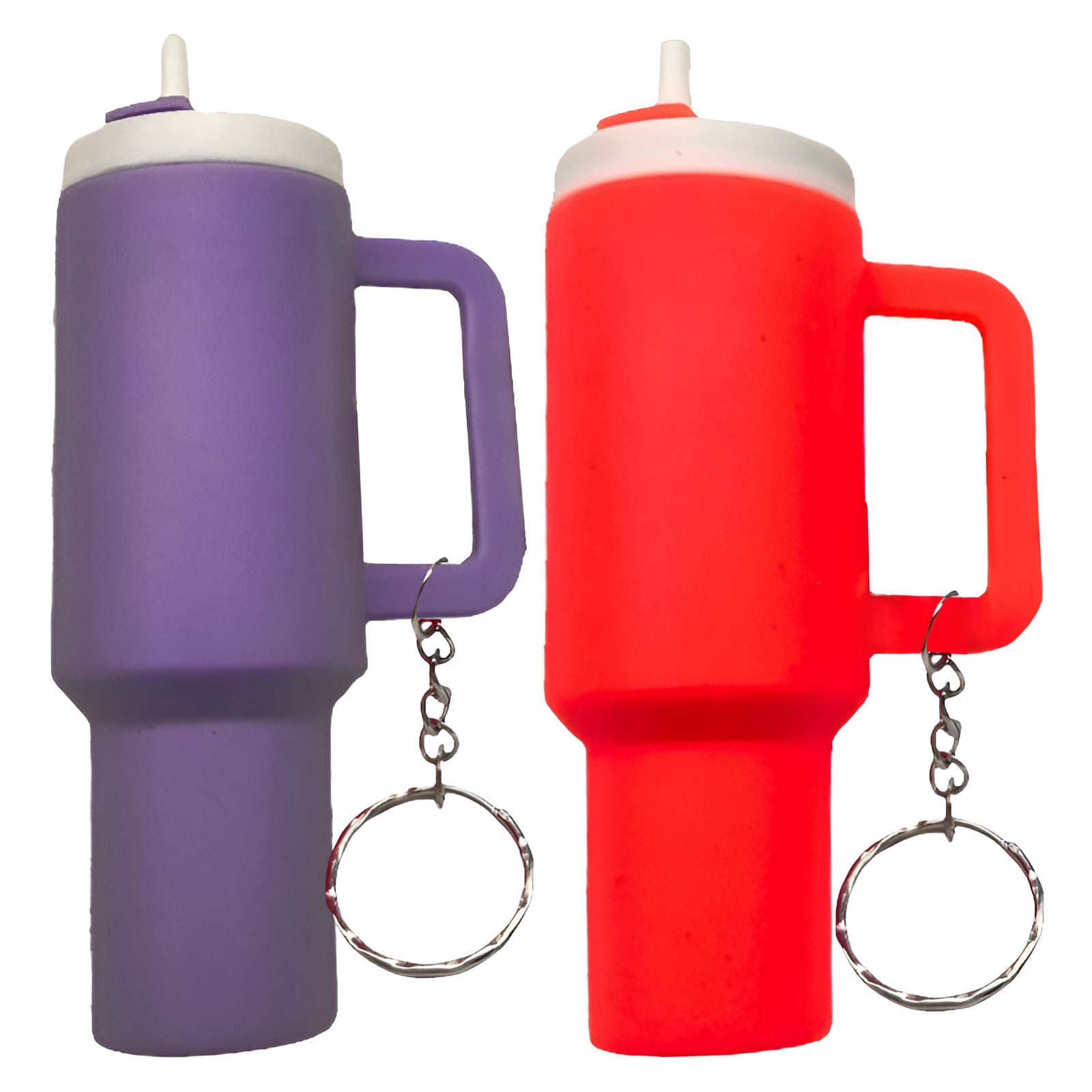 DESIGNICE 2Pcs Chapstick Holder Key Chain,Built-In Lipstick Holder ...