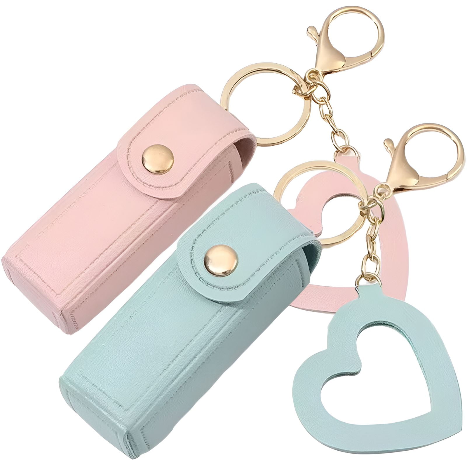 DESIGNICE 2Pcs Chapstick Holder Key Chain,Convenient to Match Outfits ...