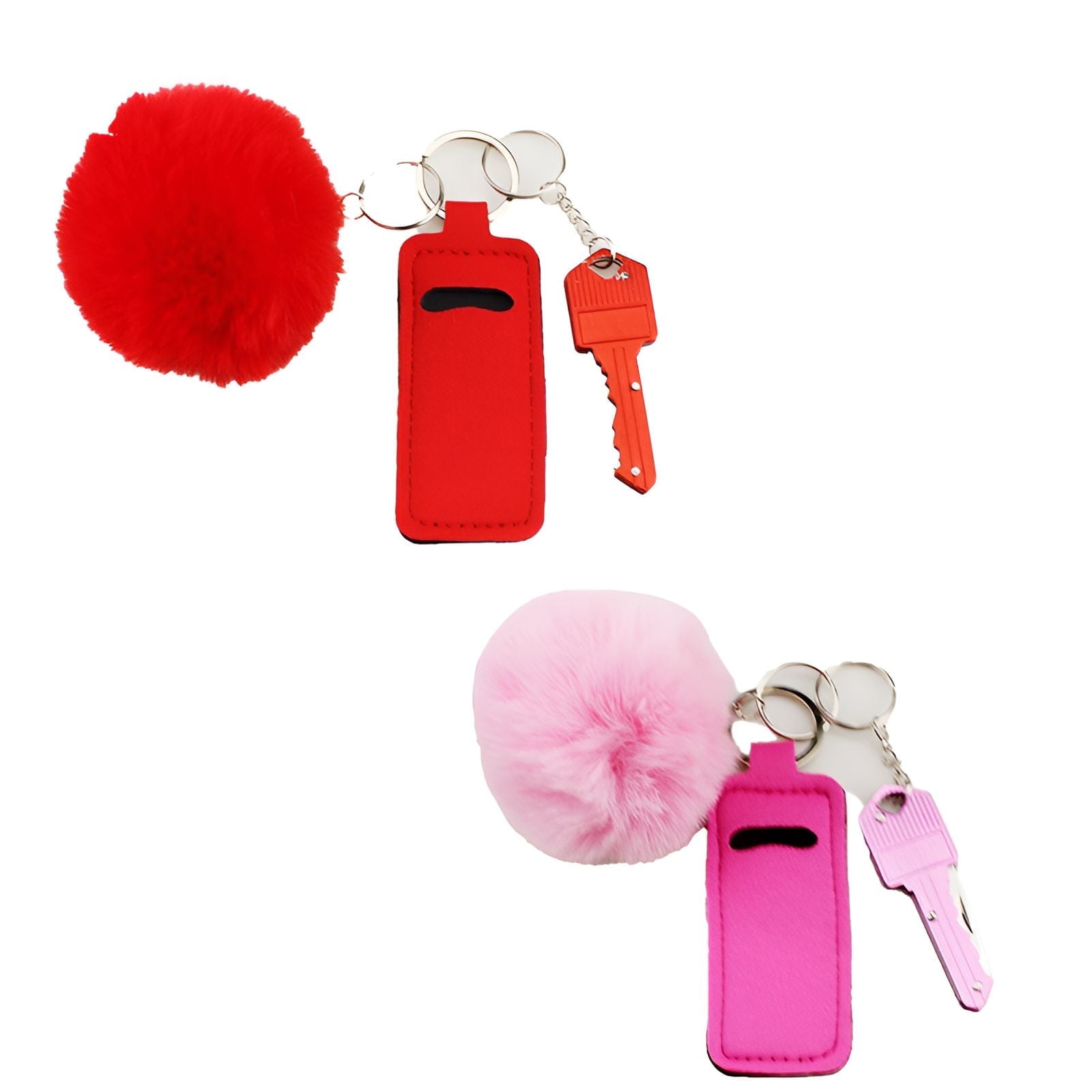 DESIGNICE 2Pcs Chapstick Holder Key Chain, Key Chains,Wallet Chain ...