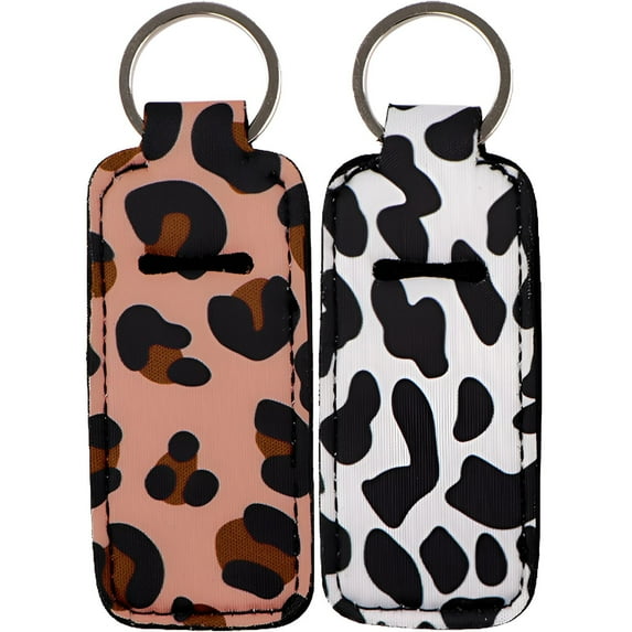 DESIGNICE 2Pcs Chapstick Holder Key Chain, Keychain Accessories ...