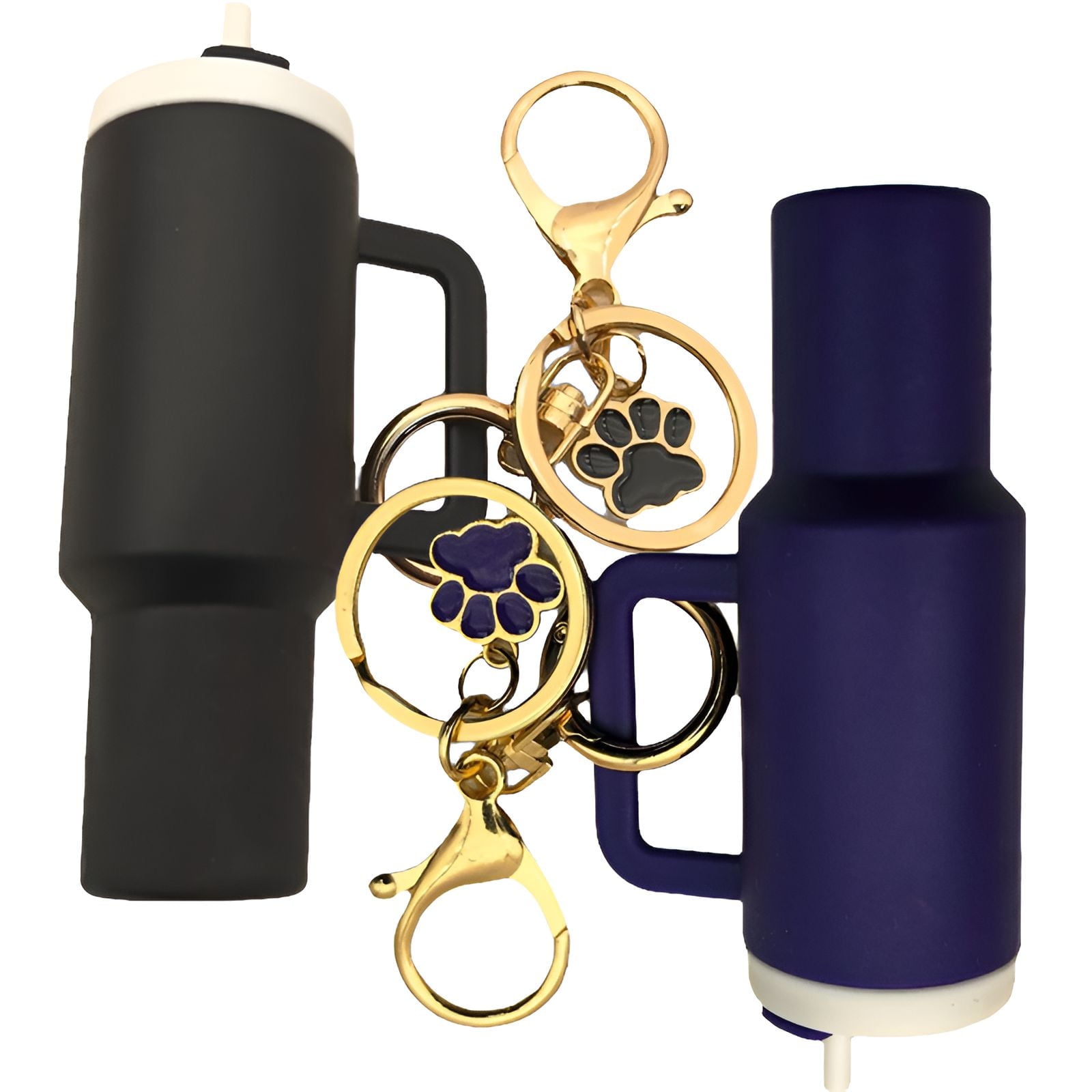 DESIGNICE 2Pcs Chapstick Holder Key Chain,Vibrant and Eye-Catching ...