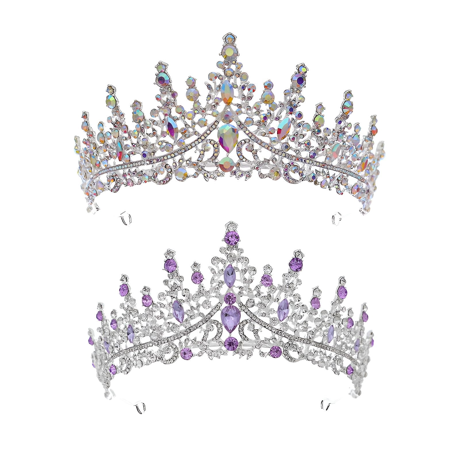 DESIGNICE 2Pcs Crown Cake Topper,Artistic Change of Three-Dimensional ...