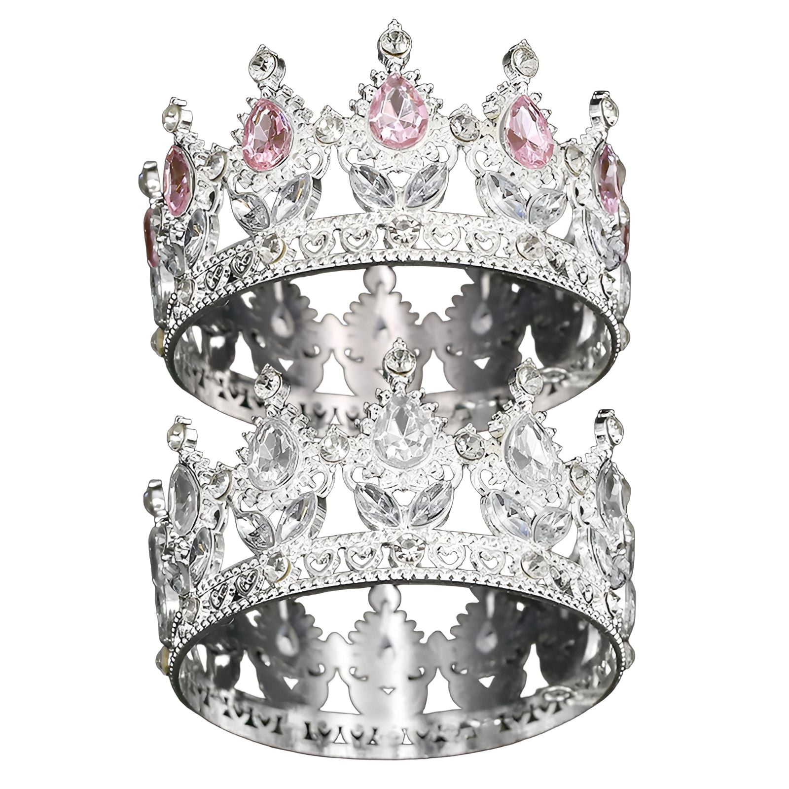 DESIGNICE 2Pcs Crown Cake Topper,Securely Structured Design Sculpting ...