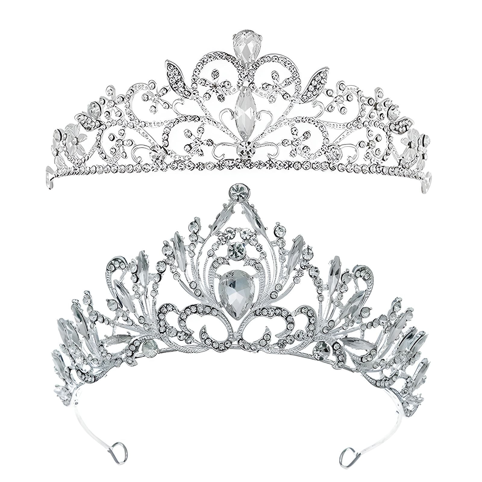 DESIGNICE 2Pcs Crowns for Women,Modern Elegant Visual Impact Birthday ...