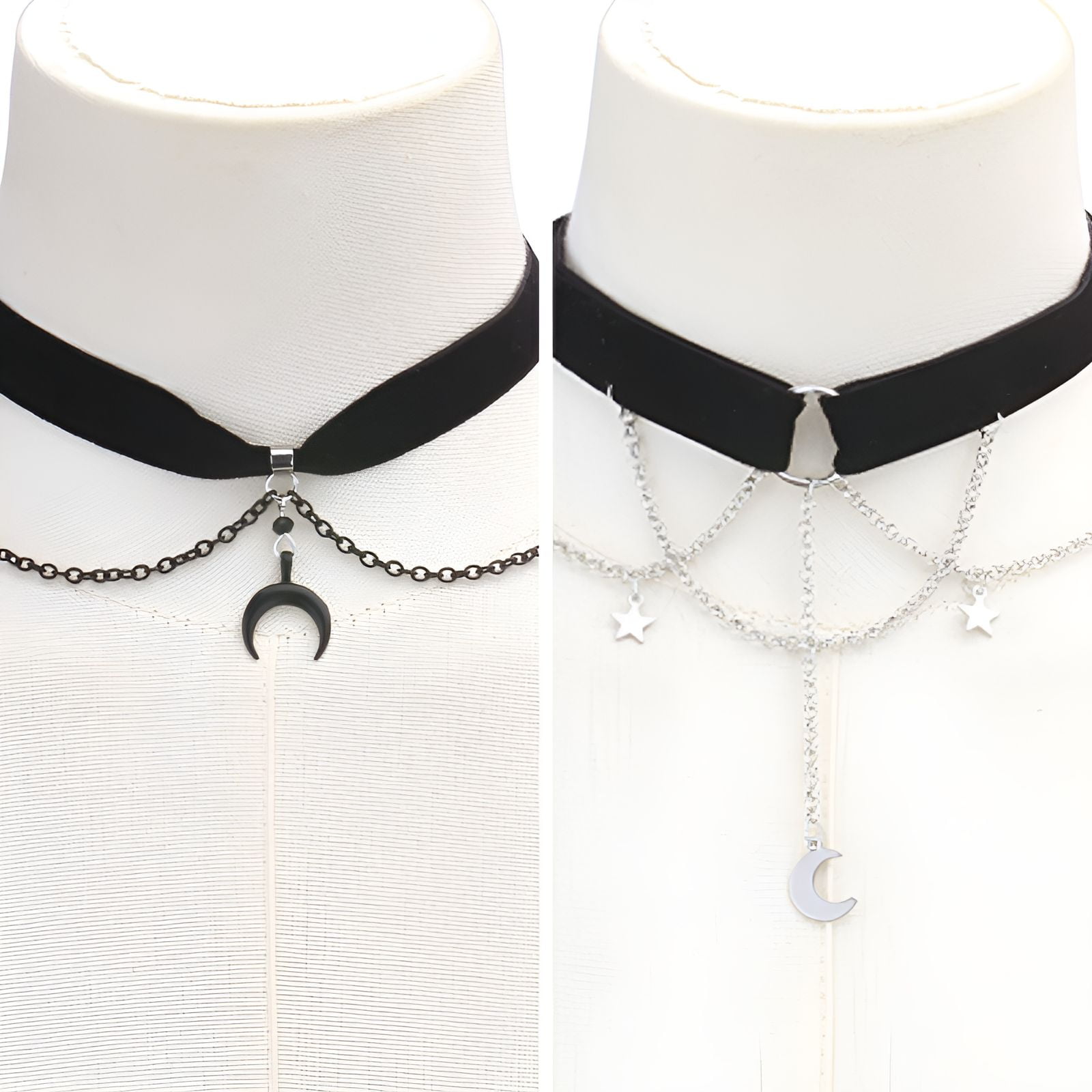 DESIGNICE 2Pcs Goth Accessories,Gothic Bold Spirit Dark Goth Jewelry ...