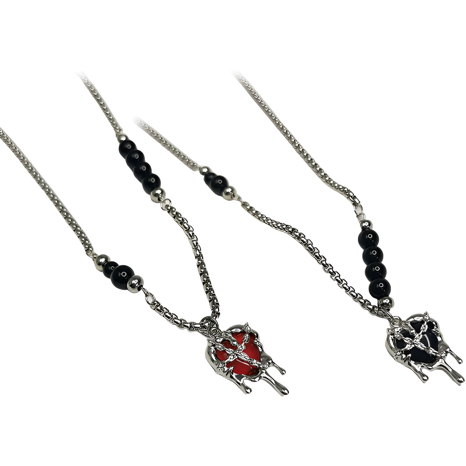 DESIGNICE 2Pcs Goth Accessories,Gothic Spirit Bold Rock Goth Jewelry ...