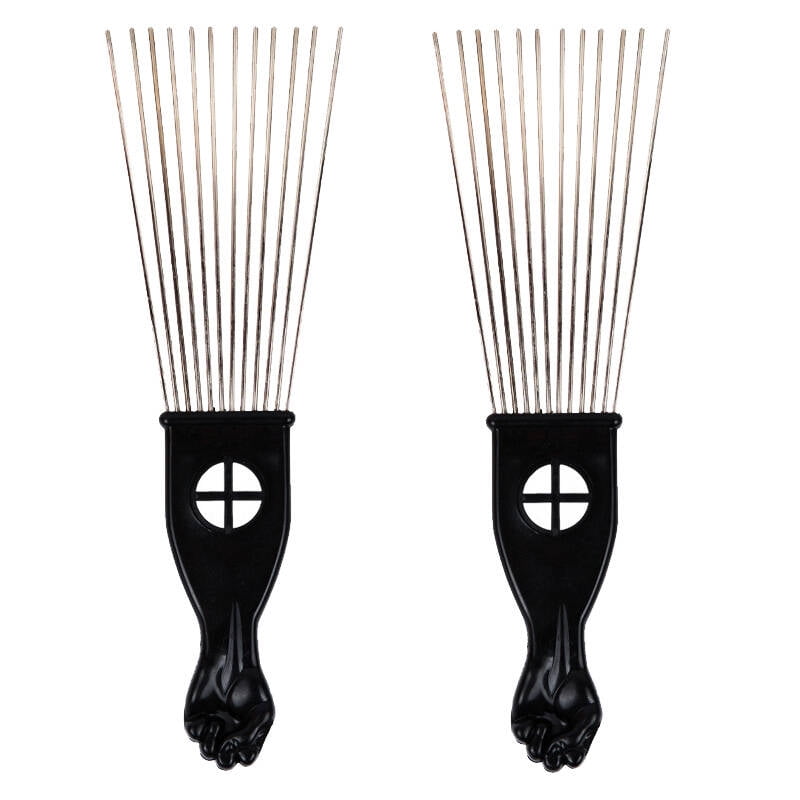 DESIGNICE 2Pcs Hair Pick,Multifunctional Design Hair Picks for Women ...