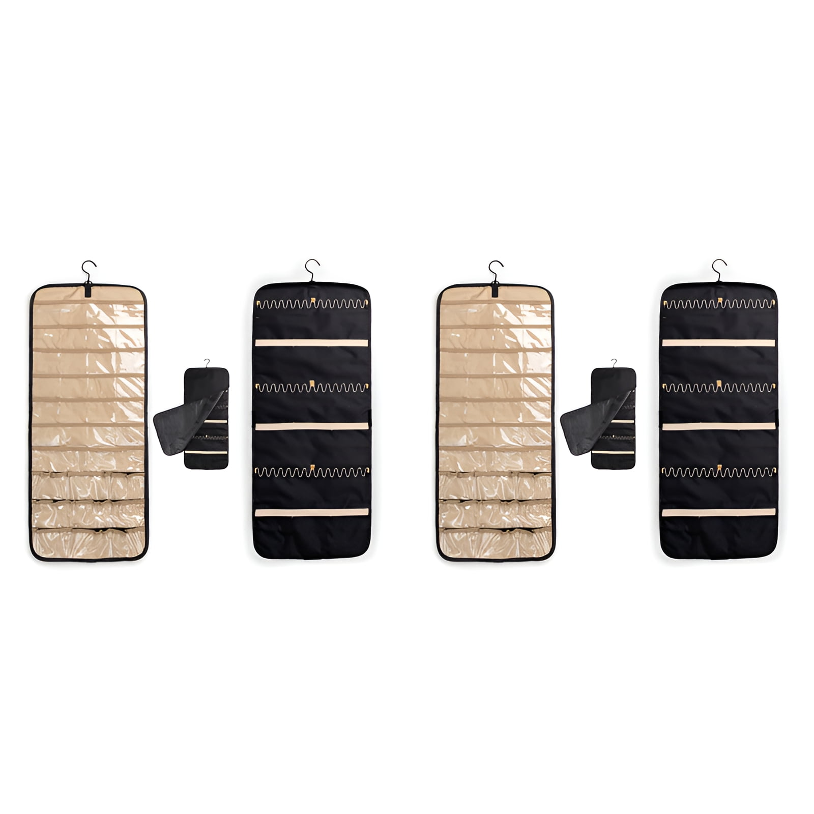 DESIGNICE 2Pcs Hanging Jewelry Organizer,Spacious Design Necklace ...