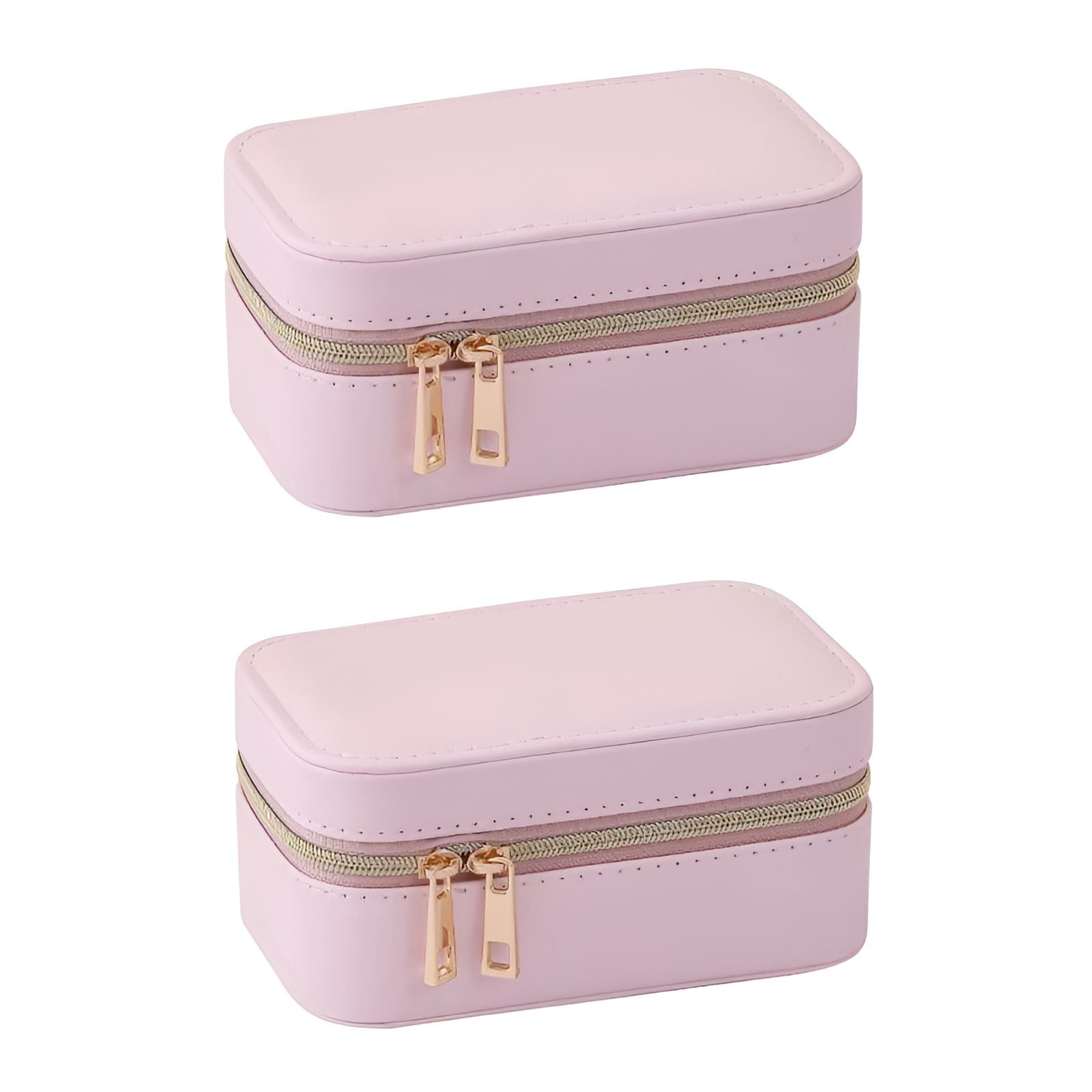 DESIGNICE 2Pcs Jewelry Box,Flip-Top Design for Easy Use Jewelry Box for ...