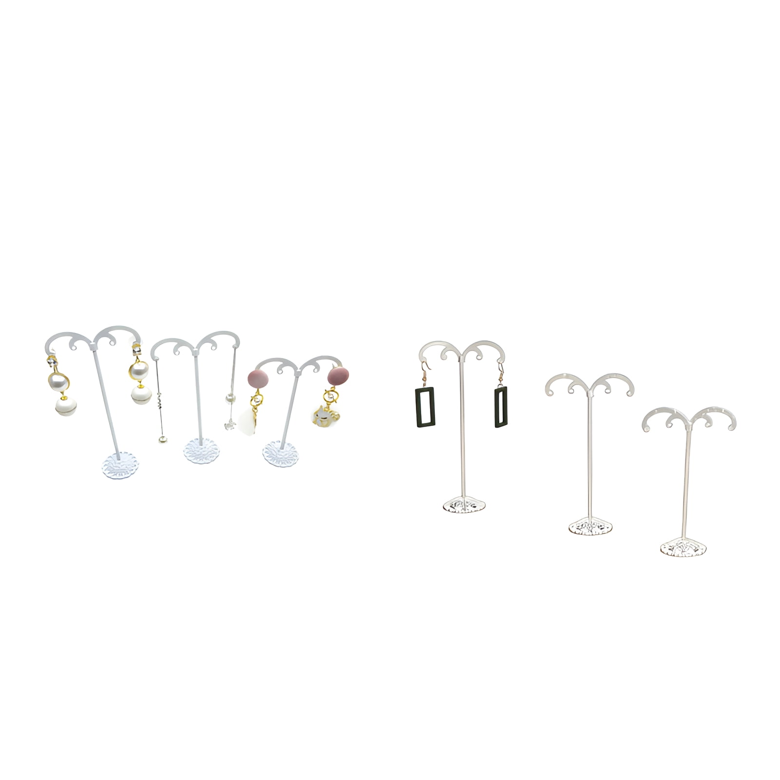 DESIGNICE 2Pcs Jewelry Holder,Sturdy Metal Build Ring Holder for Women ...