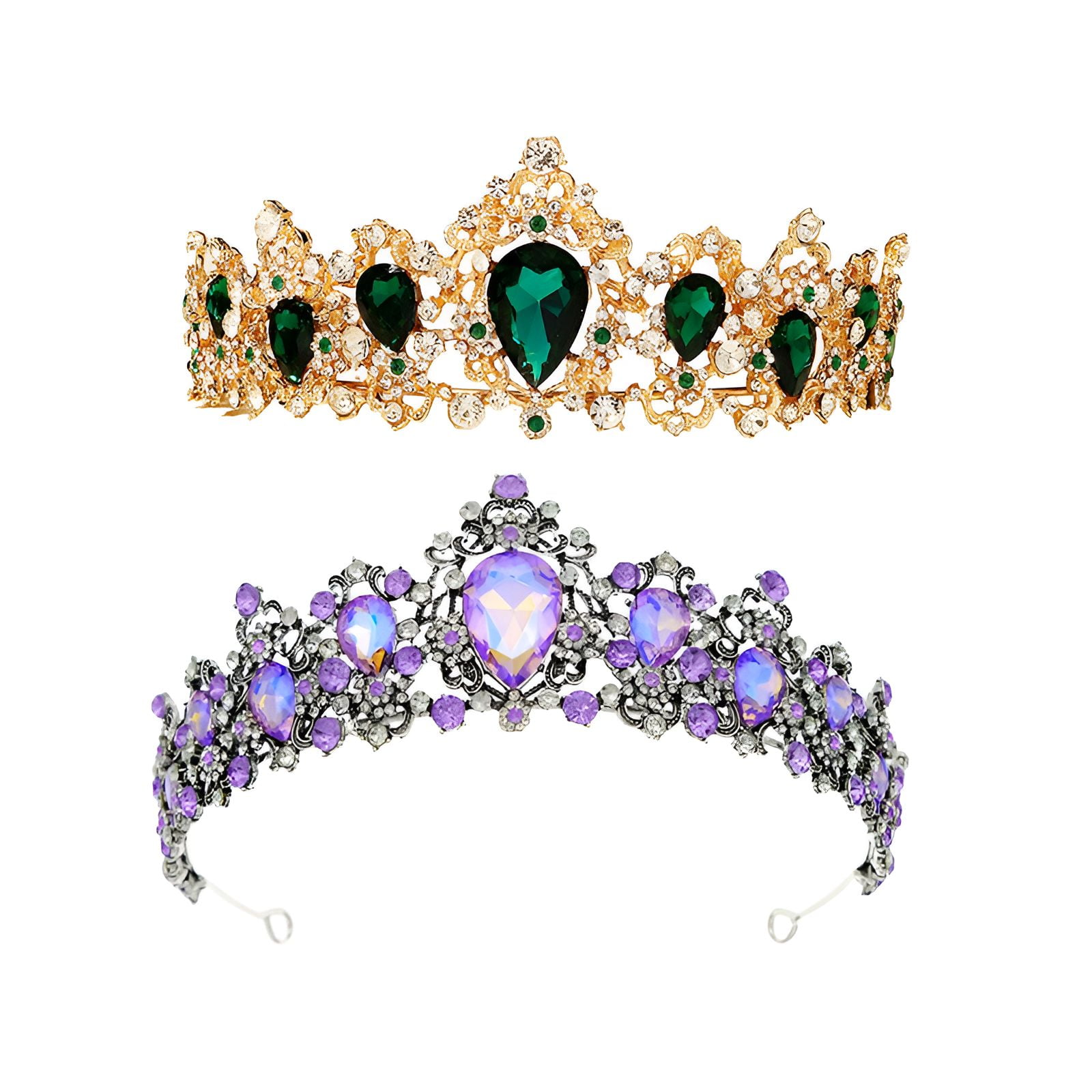 DESIGNICE 2Pcs King Crown,Light and Shadow Effect of Classic Carving ...