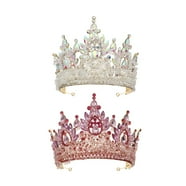 unbranded Happy Birthday Crowns Pink Princess For Little Girls Party ...