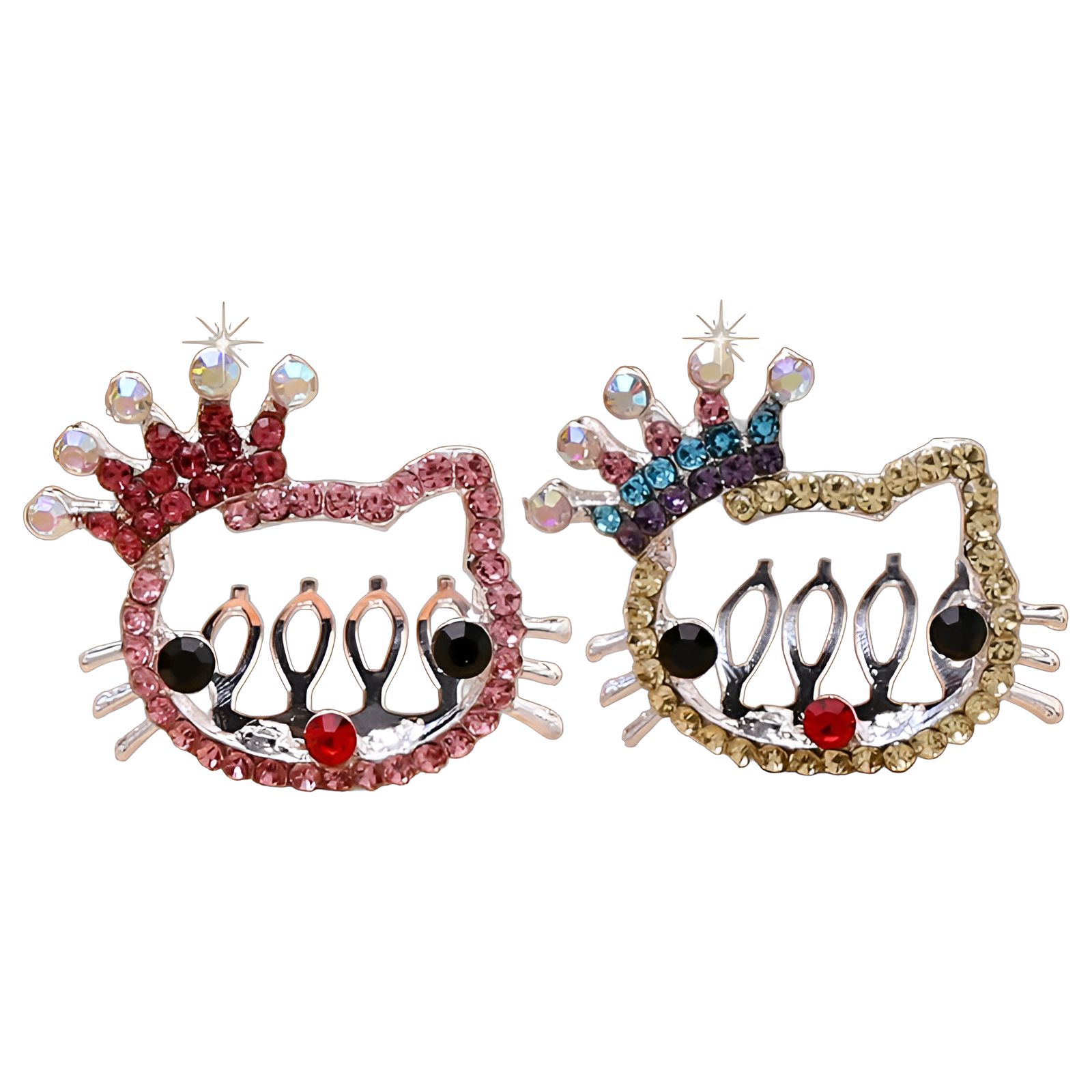 DESIGNICE 2Pcs Princess Crowns for Little Girls,Naturally Structured ...