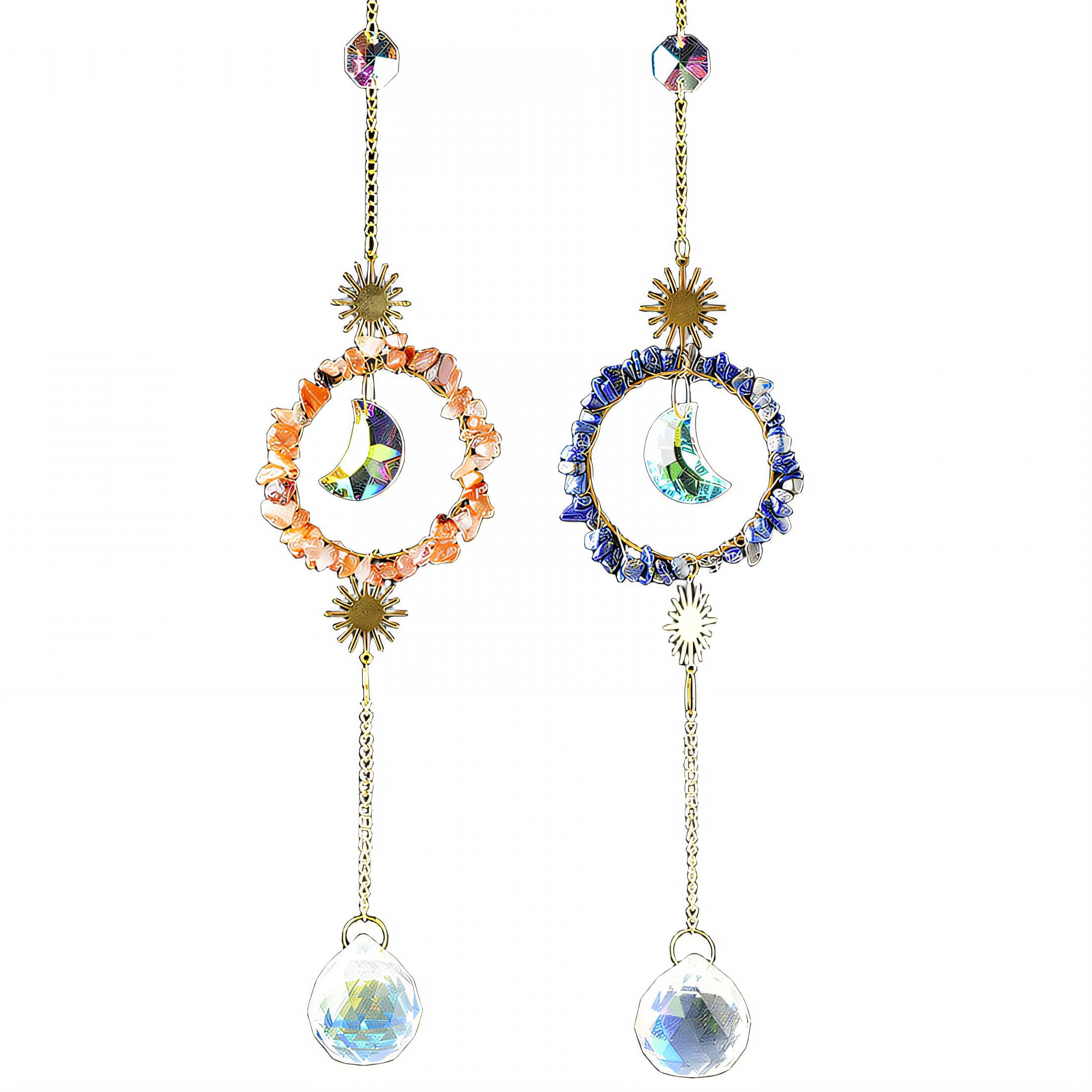 DESIGNICE 2Pcs Sun Catcher Delicate Smooth Texture Sun Catchers Indoor ...