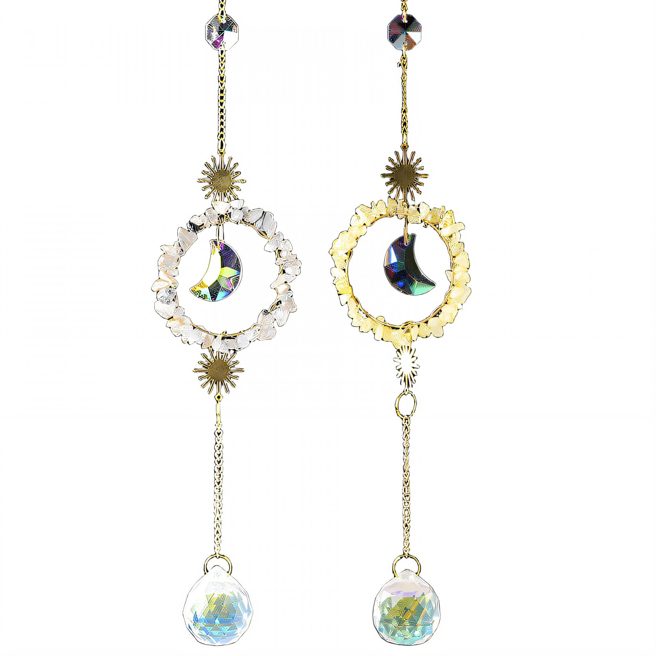 DESIGNICE 2Pcs Sun Catcher Noticeable Light Capture Sun Catchers Indoor ...