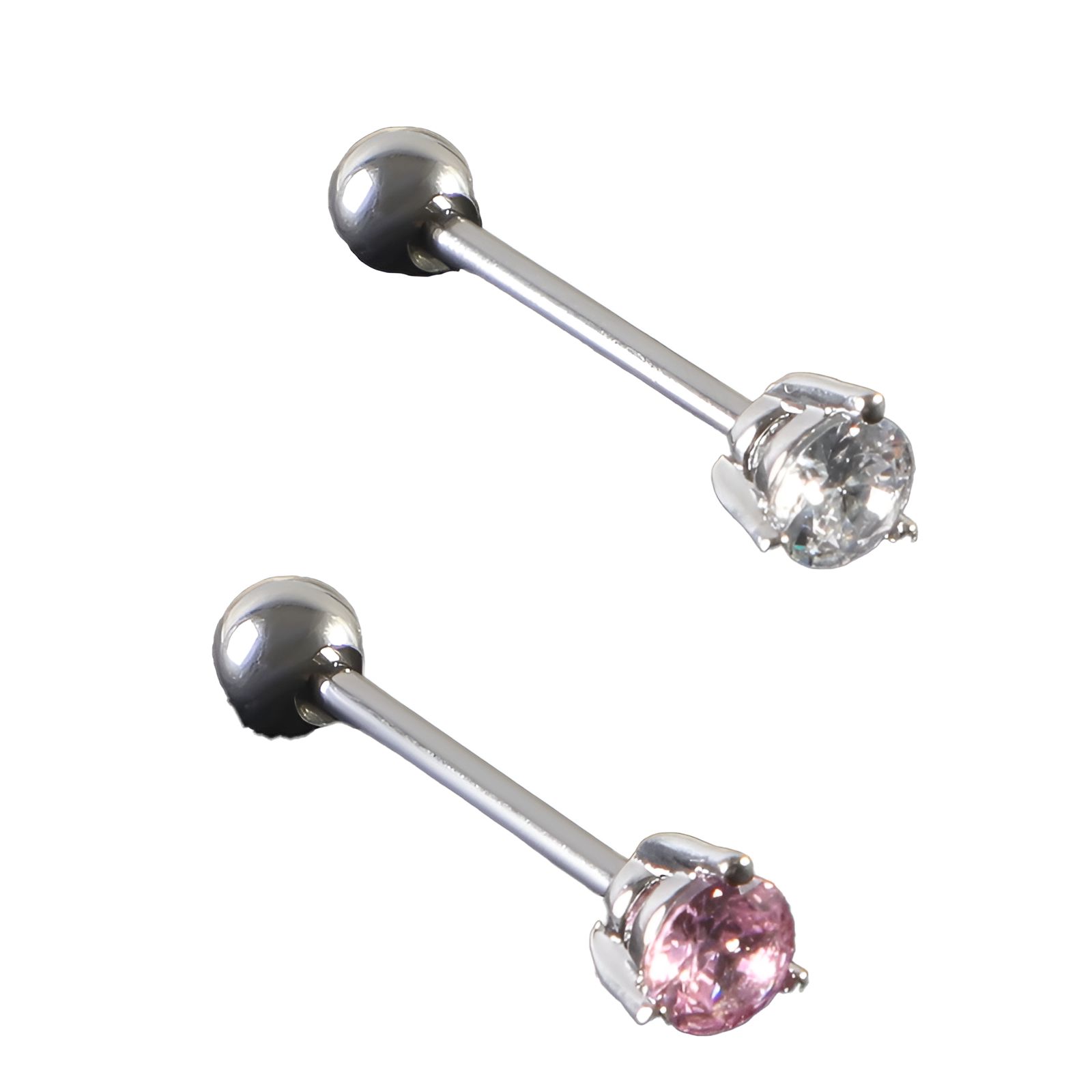 DESIGNICE 2Pcs Tongue Rings 16x1.6" Tongue Piercing Jewelry Stainless ...