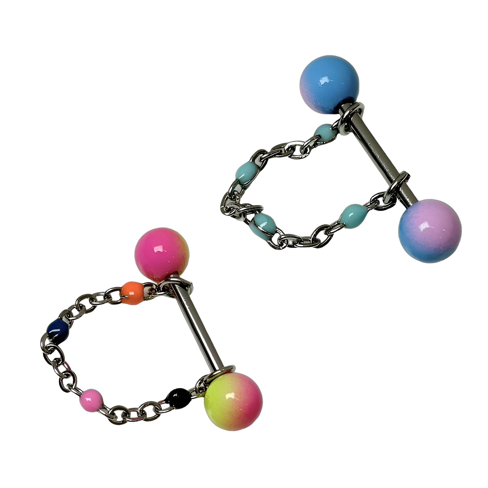 DESIGNICE 2Pcs Tongue Rings,Piercing Jewelry,Body Jewelry,Style363 ...