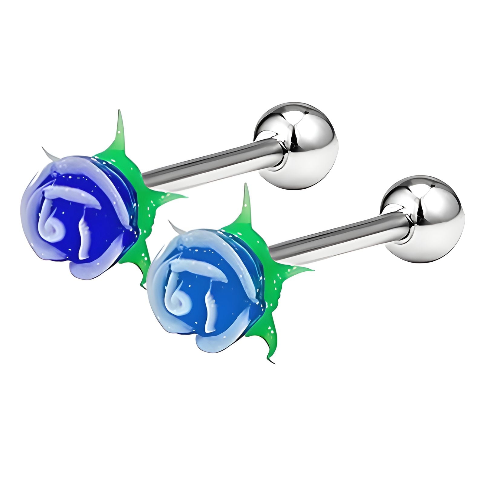 DESIGNICE 2Pcs Tongue Rings,Piercing Jewelry,Body Jewelry,Style593 ...