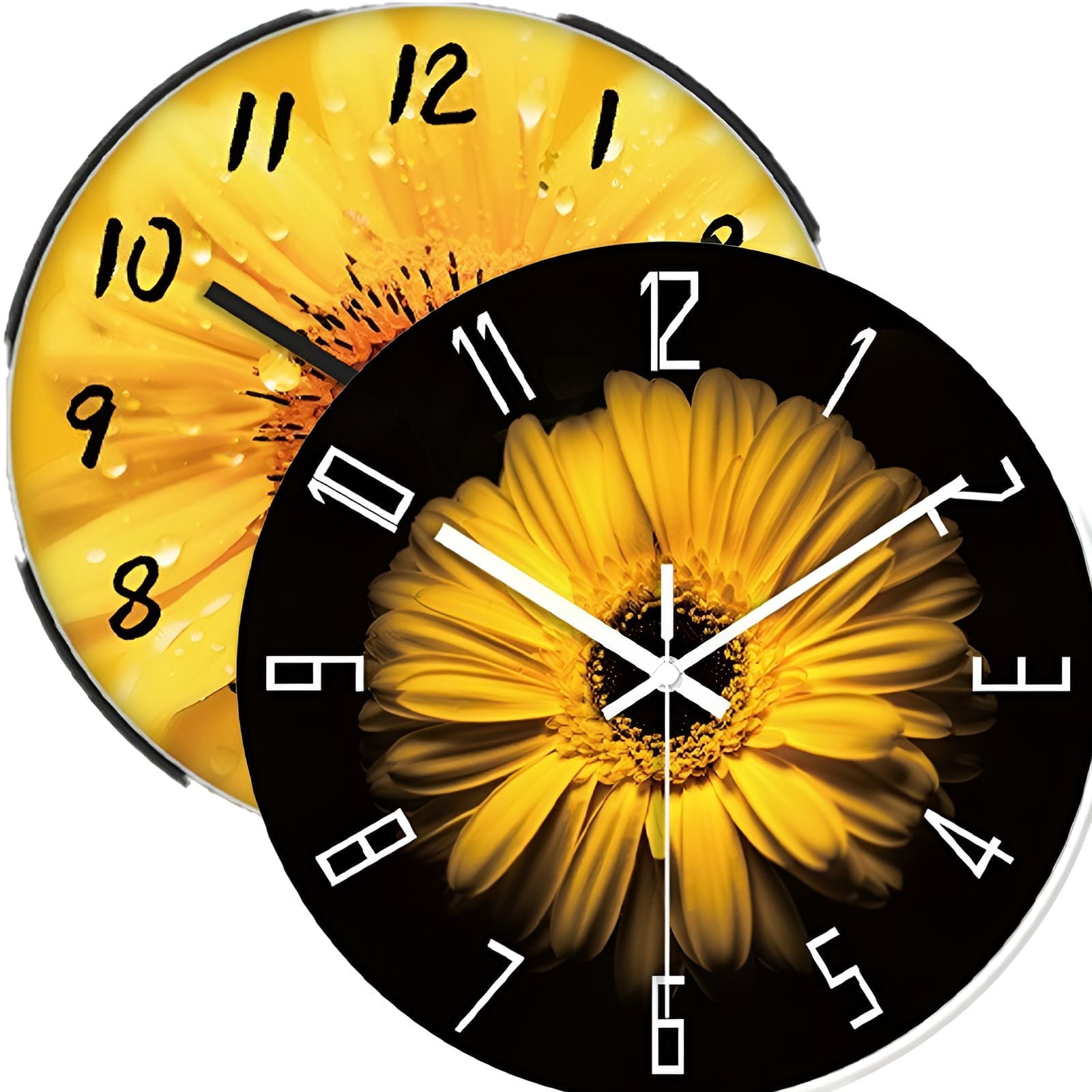 DESIGNICE Wall Clock,27.56×13.78in Wall Clocks,Smooth Edges Reloj De ...