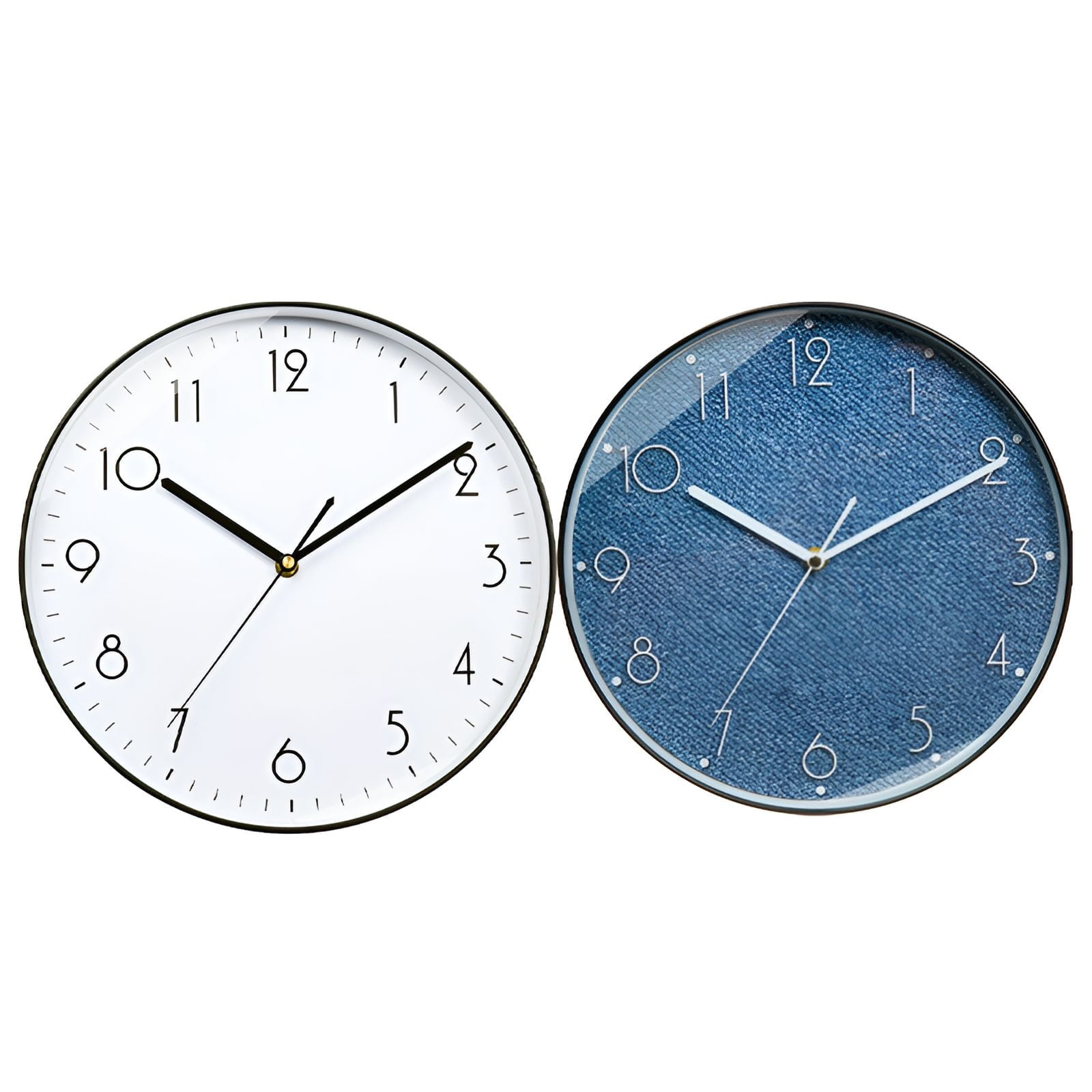 DESIGNICE Wall Clock,13in Wall Clocks for Living Room Decor,Kitchen ...