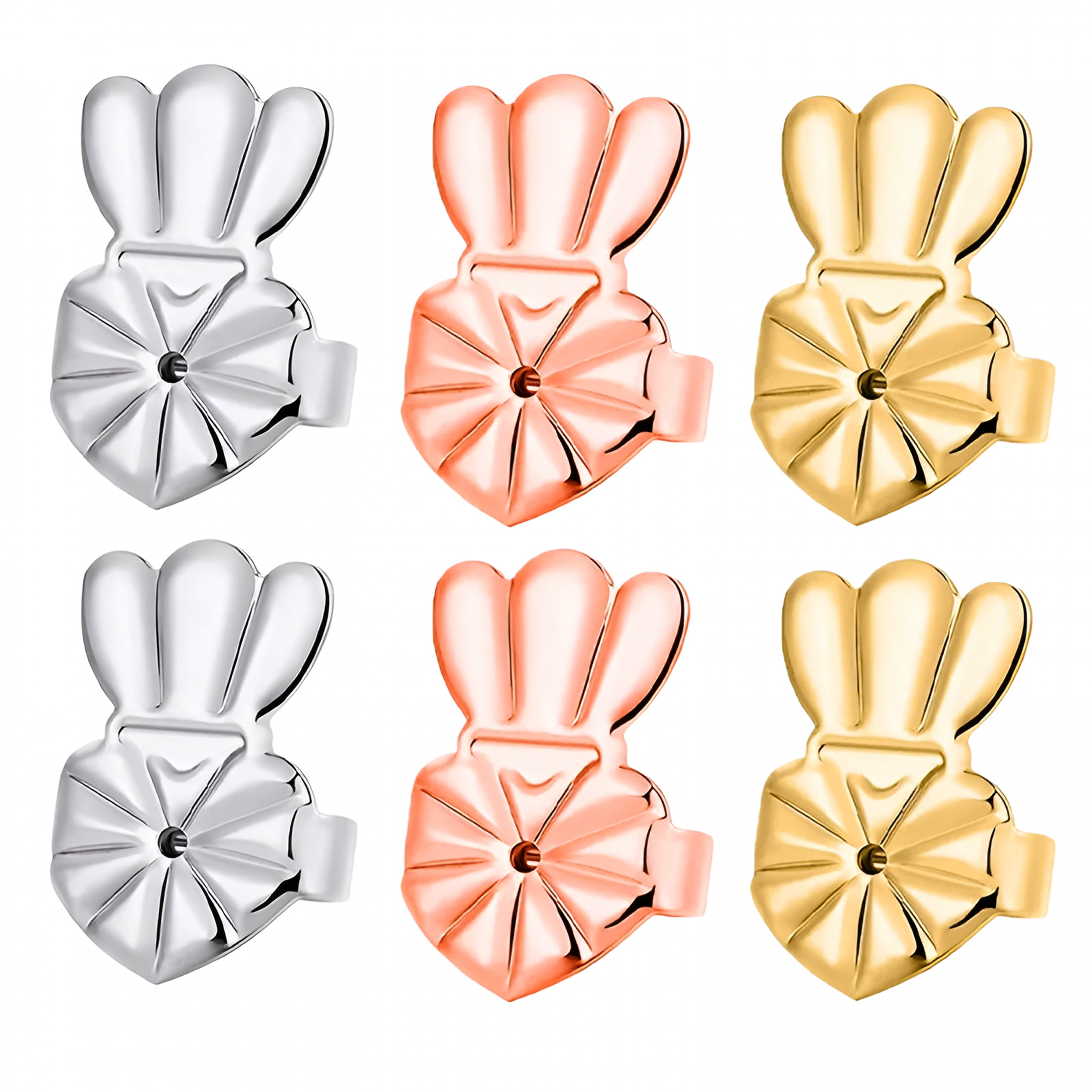 DESIGNICE 3 Pairs Earring Lifters,Hypoallergenic Earring Backs for ...