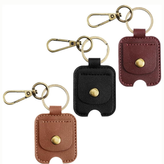 DESIGNICE 3 Pcs Key Covers for Car Keys, Pu Leather Car Key Sleeve for ...