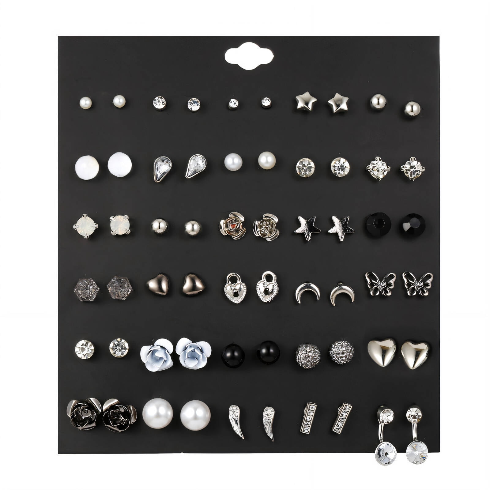 Designice 30 Pair Earrings, Elegant Butterfly Design Aretes De Mujer ...
