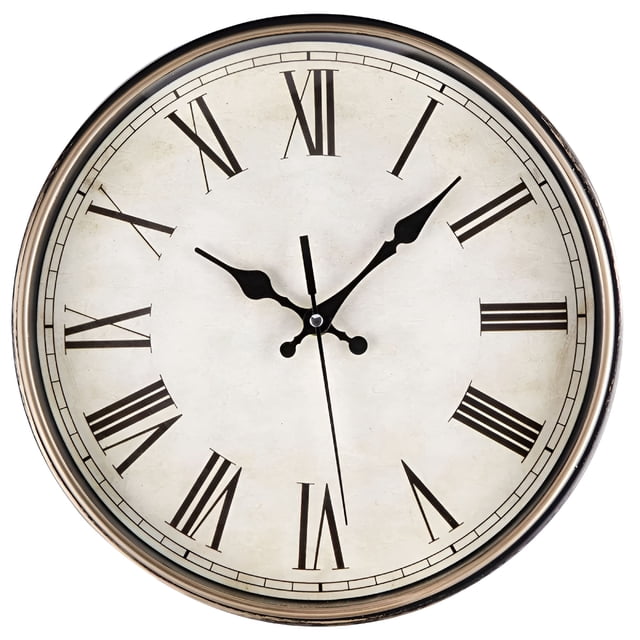 DESIGNICE 30cm Silent Quartz Battery Operated,Modern Timekeeper Vintage ...